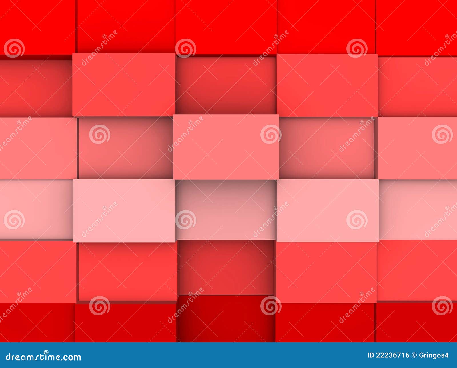 Illustration of a Red Square Abstract Background Stock Illustration ...