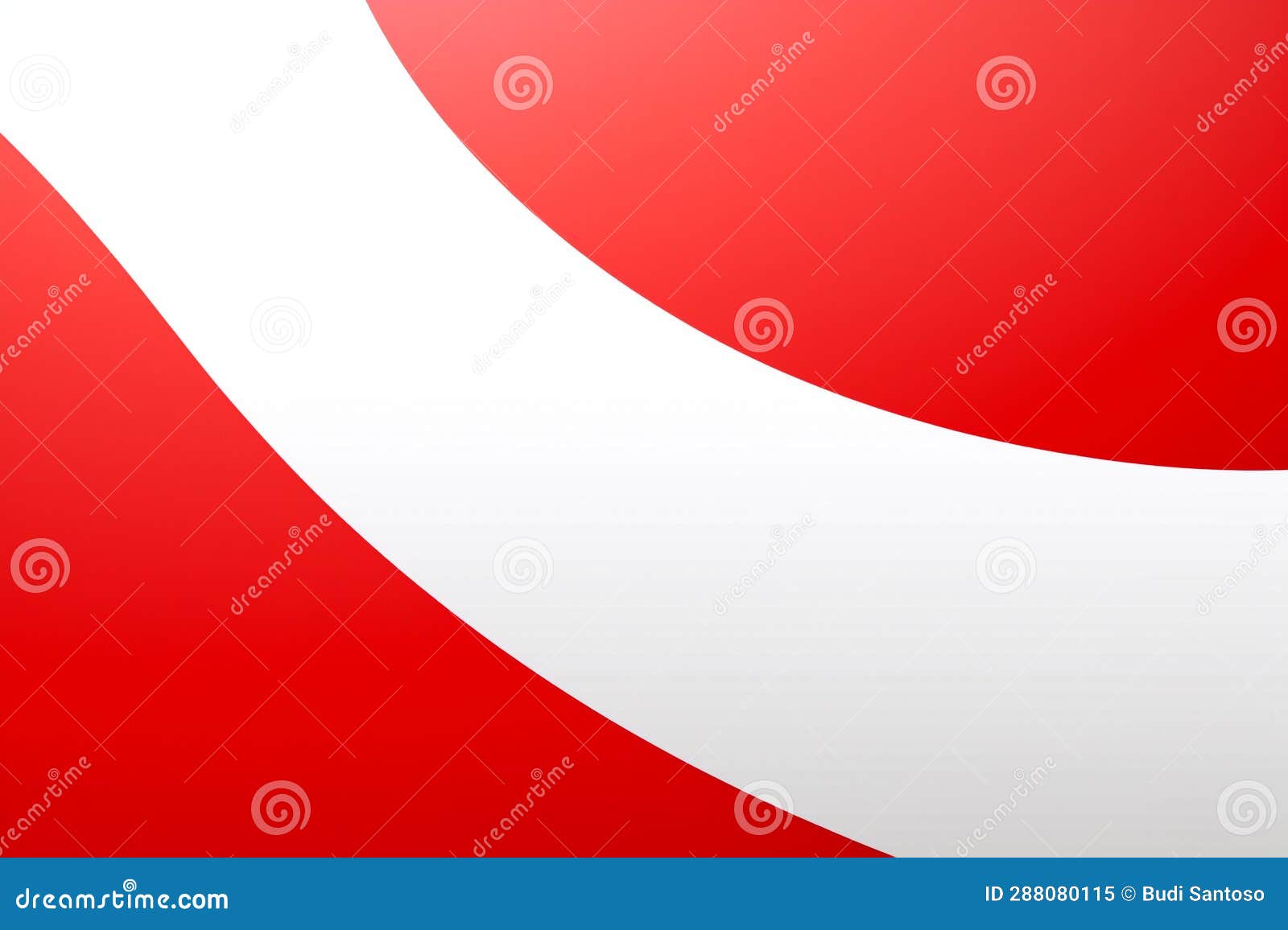 Illustration of a Red and White Flag for Design or Background Purposes ...