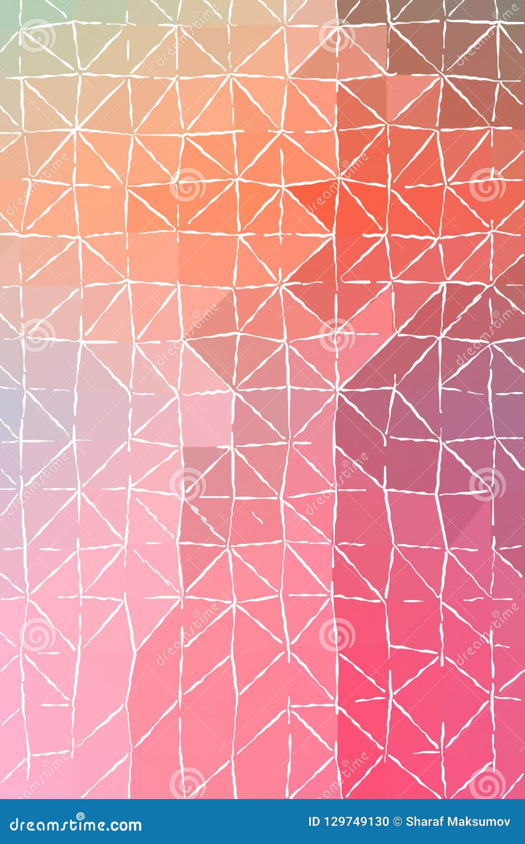 Illustration of Red White Lines Paint Vertical Background. Stock ...