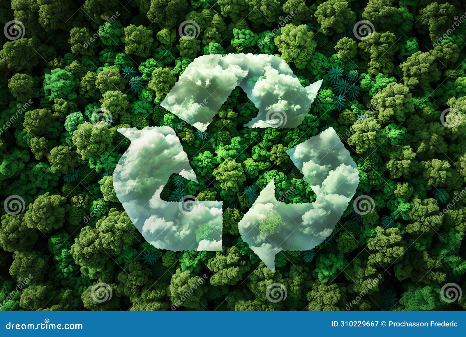 Illustration of Reforestation, AI Generated Stock Illustration ...