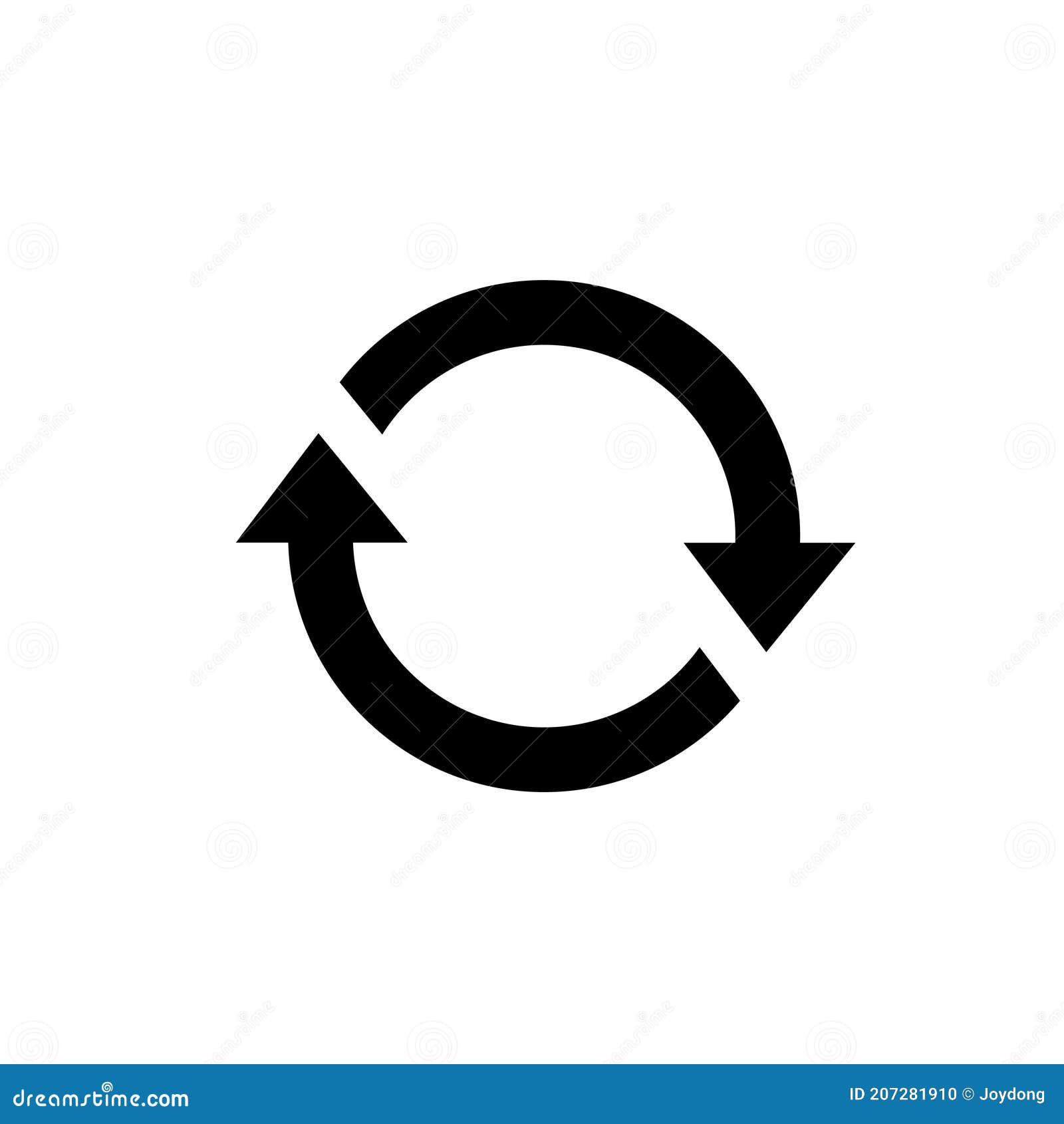 Illustration of Refresh Icon Free Vector Stock Vector - Illustration of ...