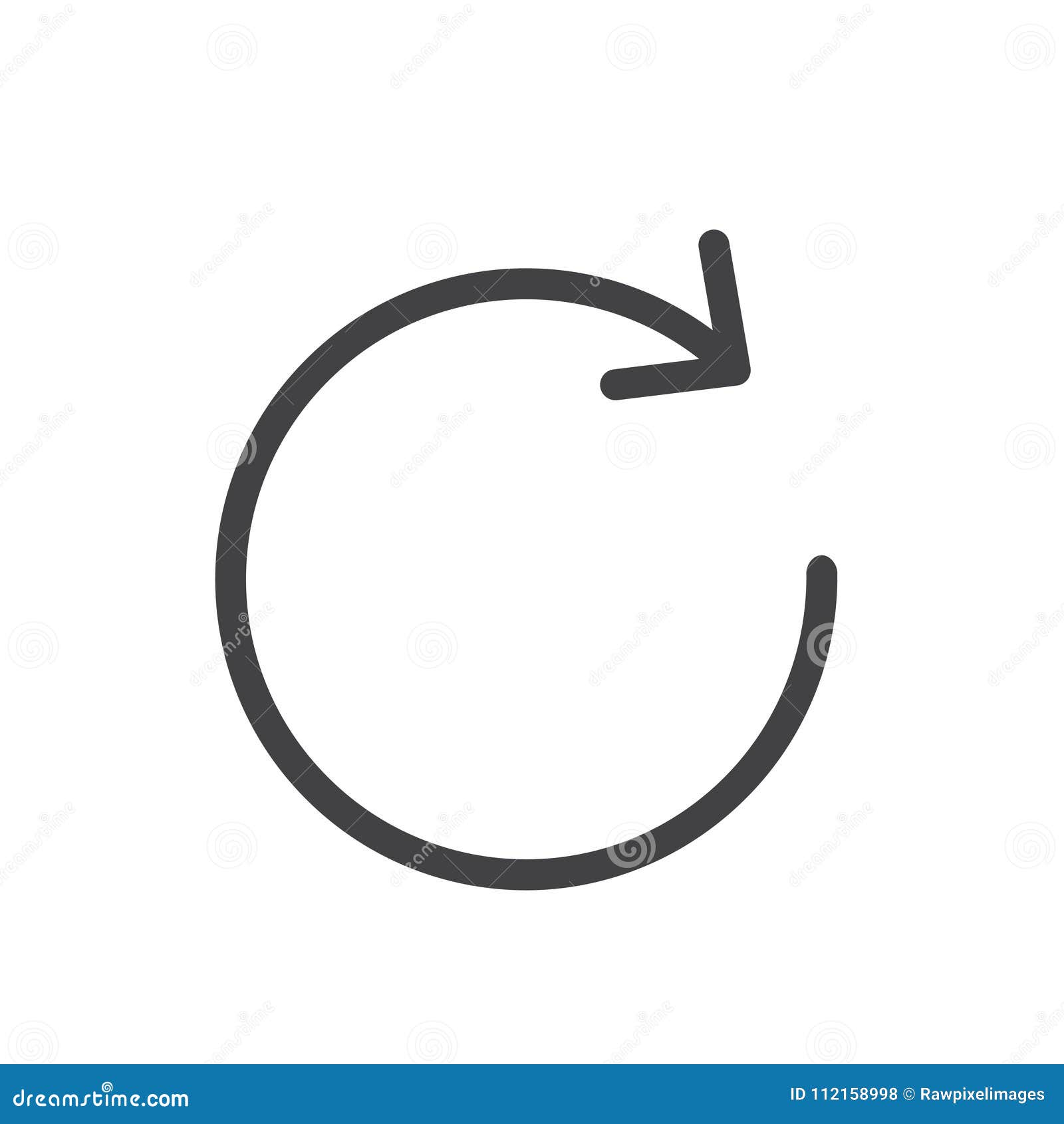 Illustration of a Refresh Symbol Stock Illustration - Illustration of ...