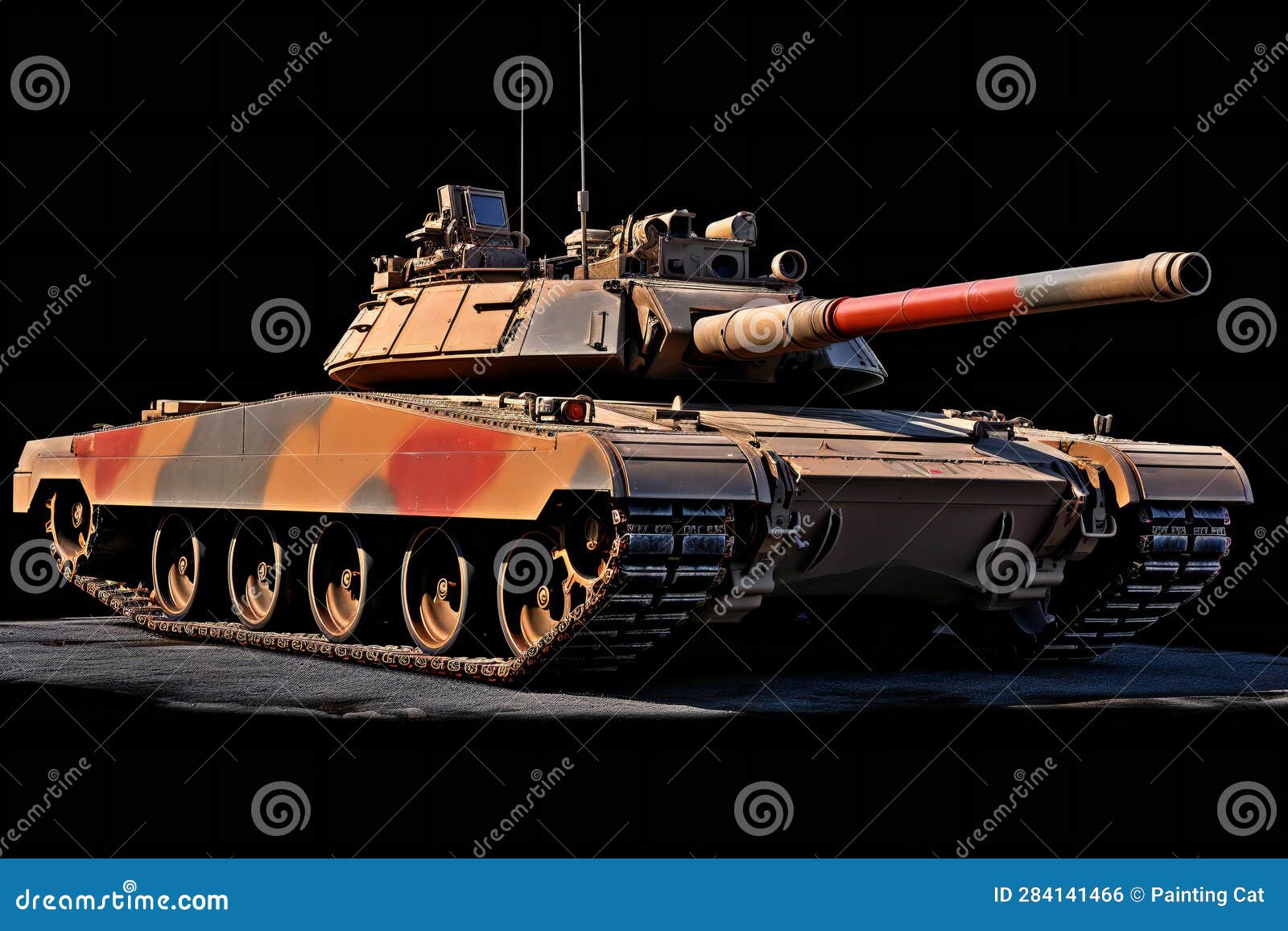 Rendering of tank stock illustration. Illustration of technology ...