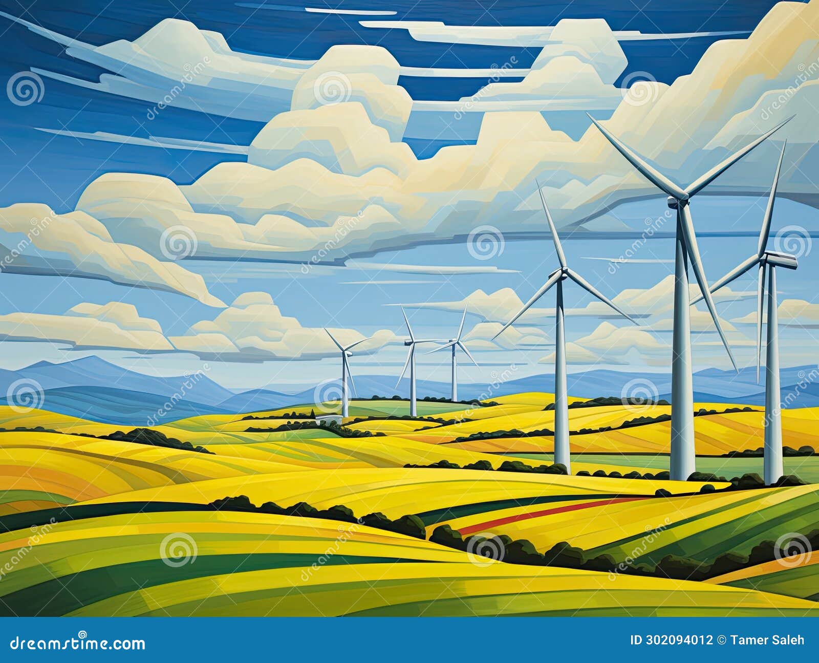 Renewable Energy Llustration Design Stock Illustration - Illustration ...