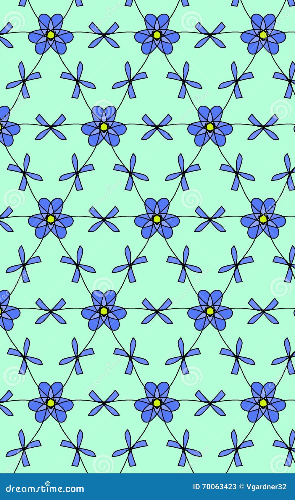 Illustration of a Repetitive Design Stock Illustration - Illustration ...