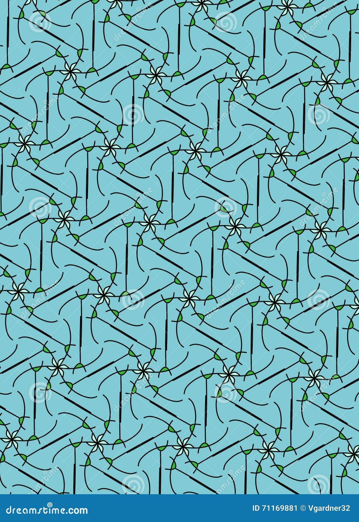 Illustration of a Repetitive Design Stock Illustration - Illustration ...