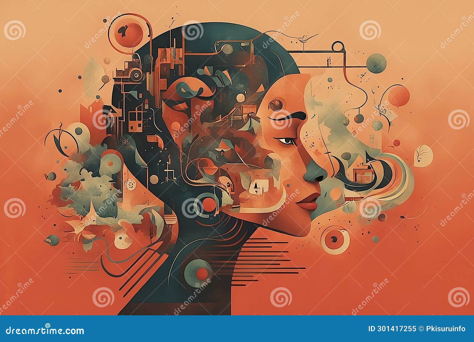 Illustration that Represent the Complex, Enigmatic Realm of ...