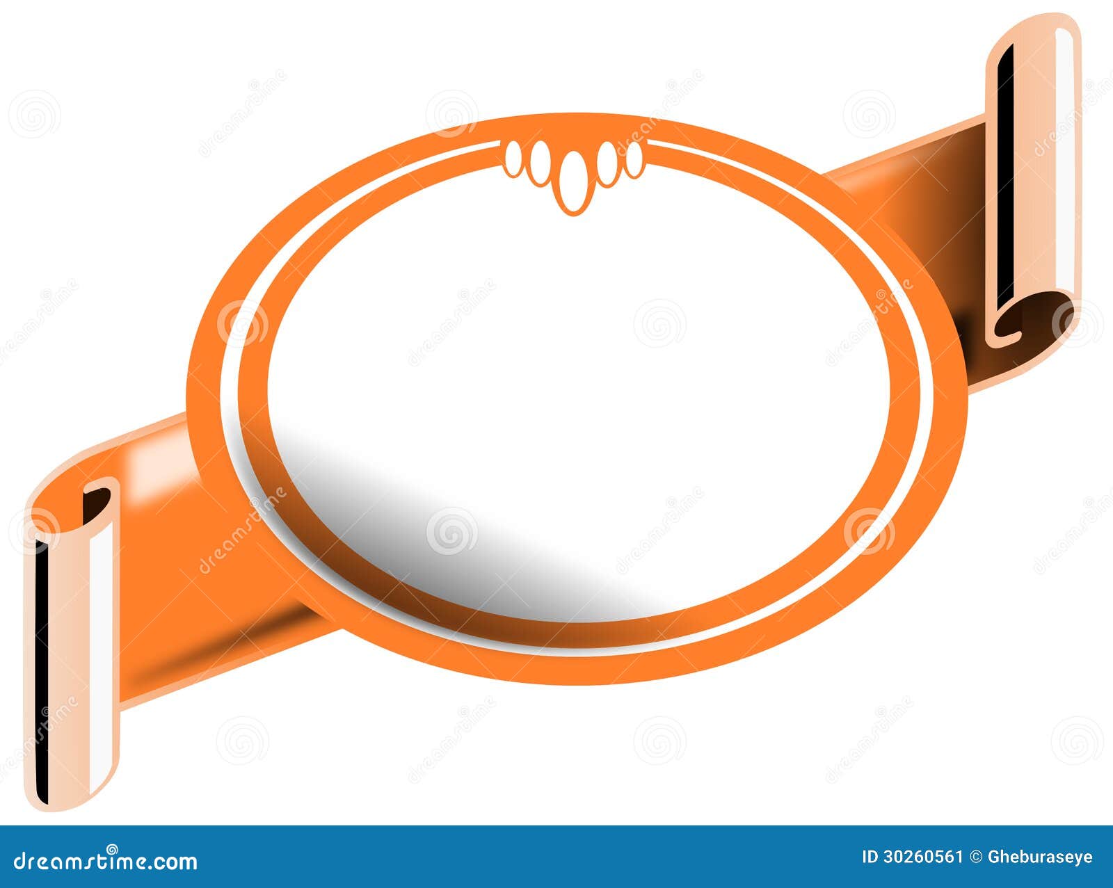 Logo with scroll stock illustration. Illustration of club - 30260561