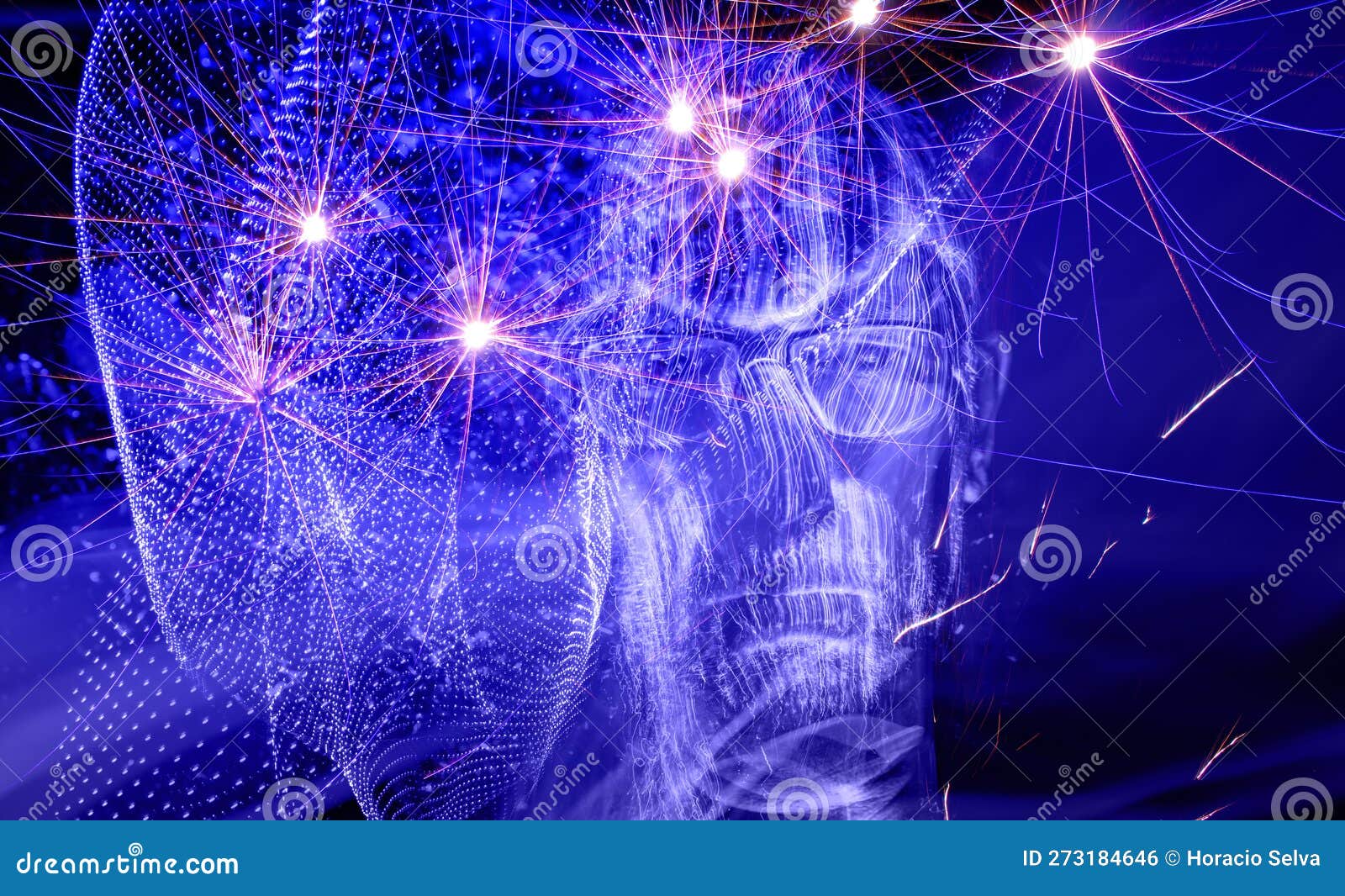 Illustration that Represents Artificial Intelligence Becoming Aware of ...