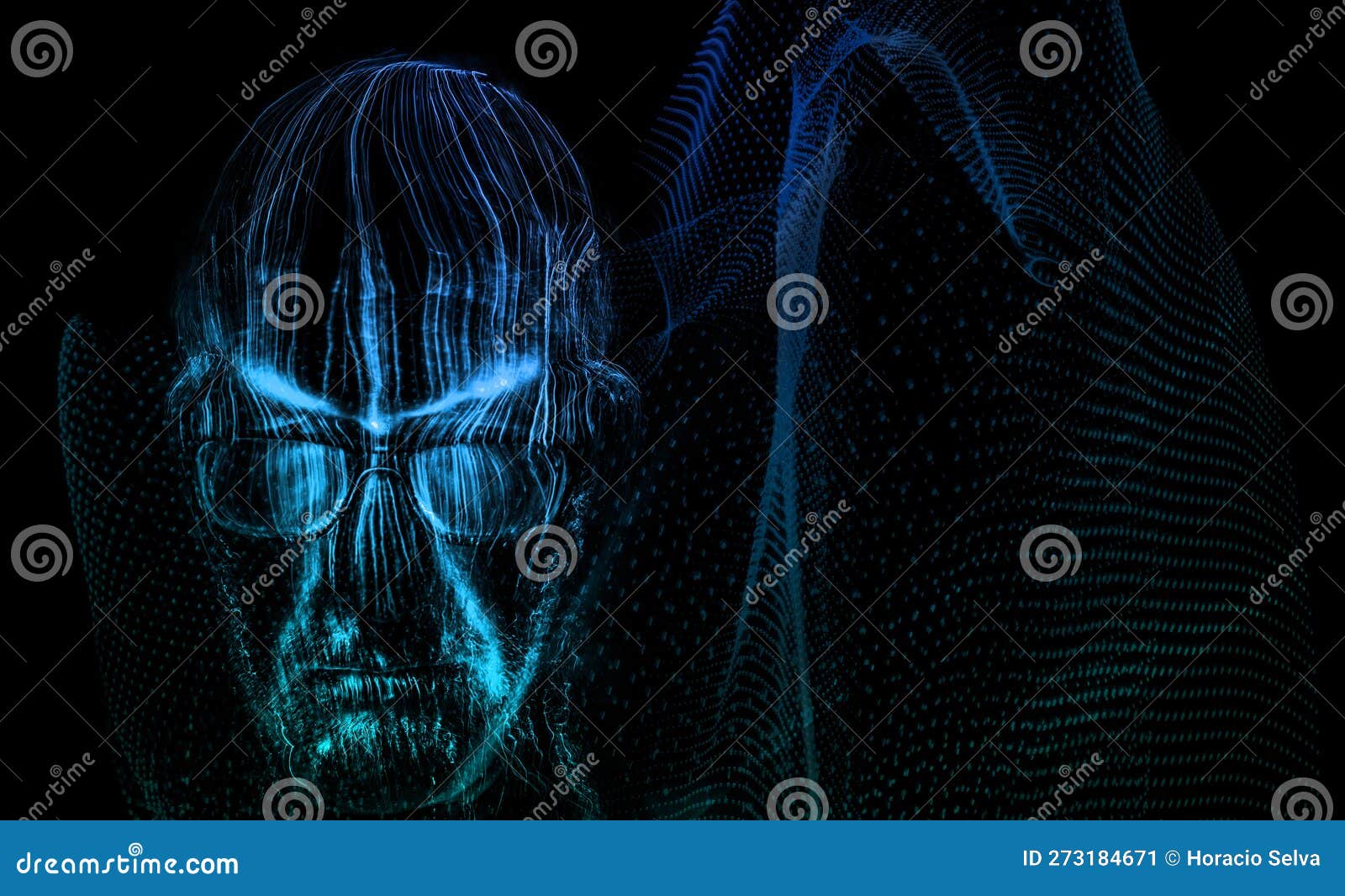Illustration that Represents Artificial Intelligence Becoming Aware of ... Illustration that Represents Artificial Intelligence Becoming Aware of ...