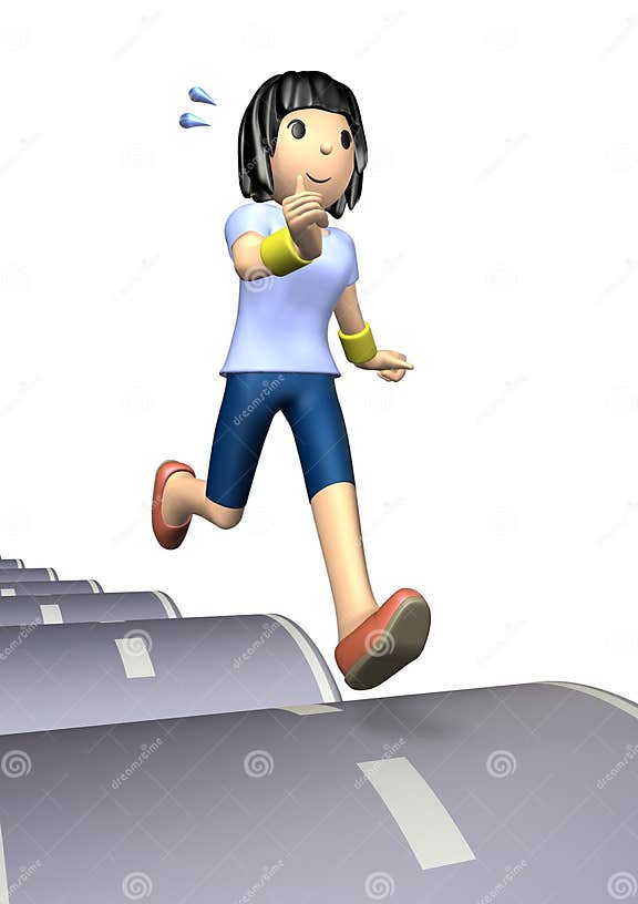 Illustration that Represents the Long Distance Runner Stock ...