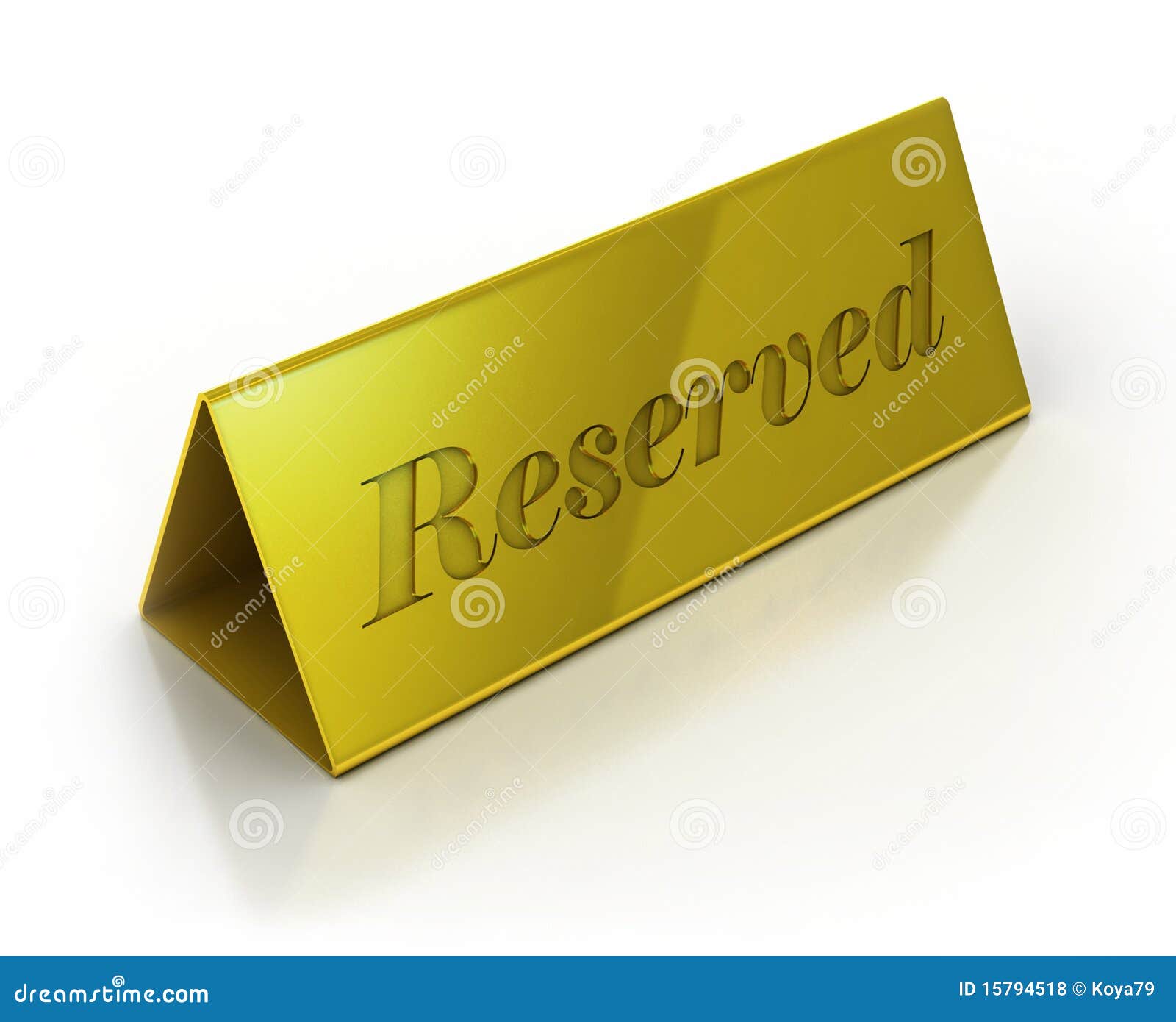 Gold VIP Reservation Sign Stock Photography | CartoonDealer.com #8583872