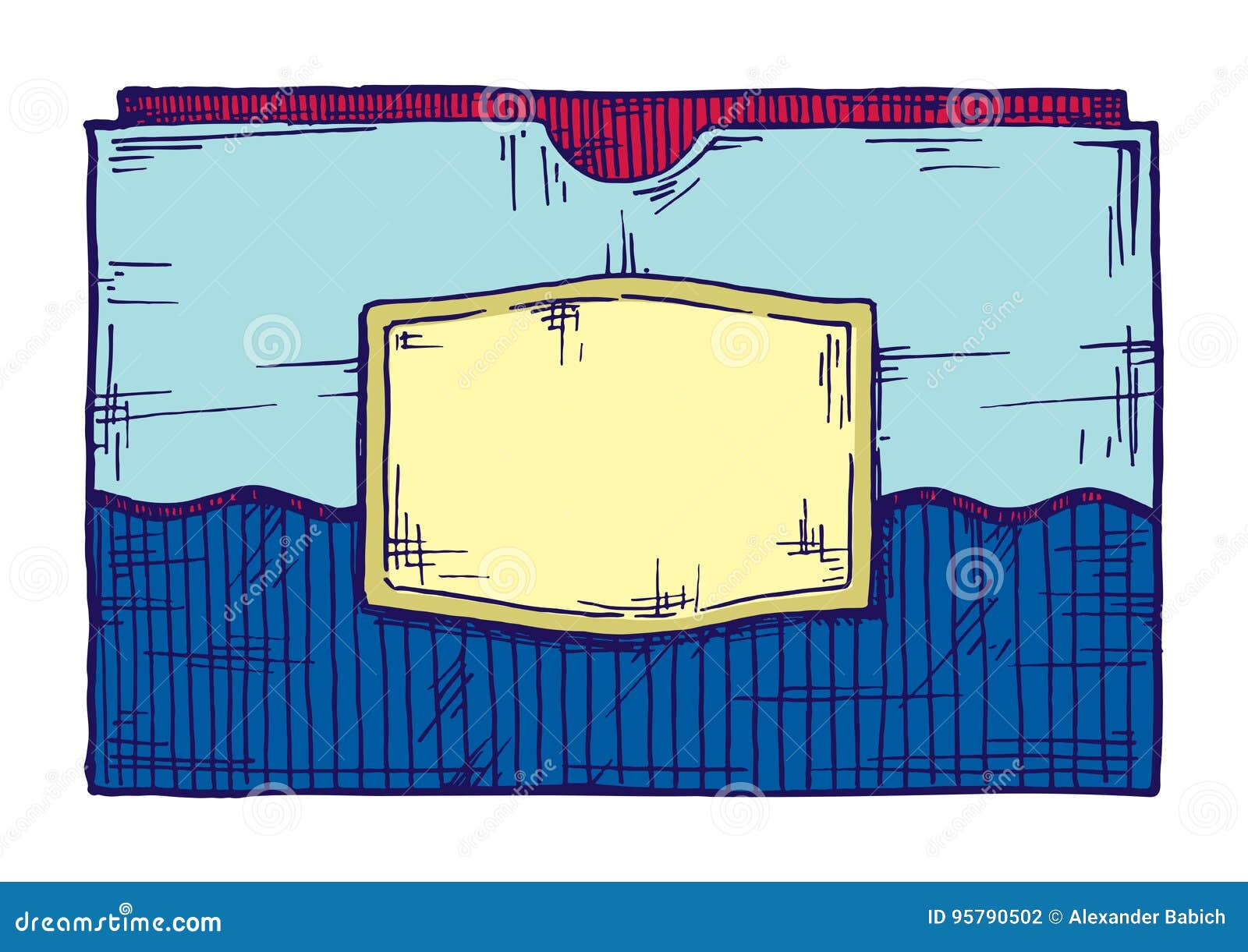 Illustration of Retro Packaging Stock Vector - Illustration of empty ...