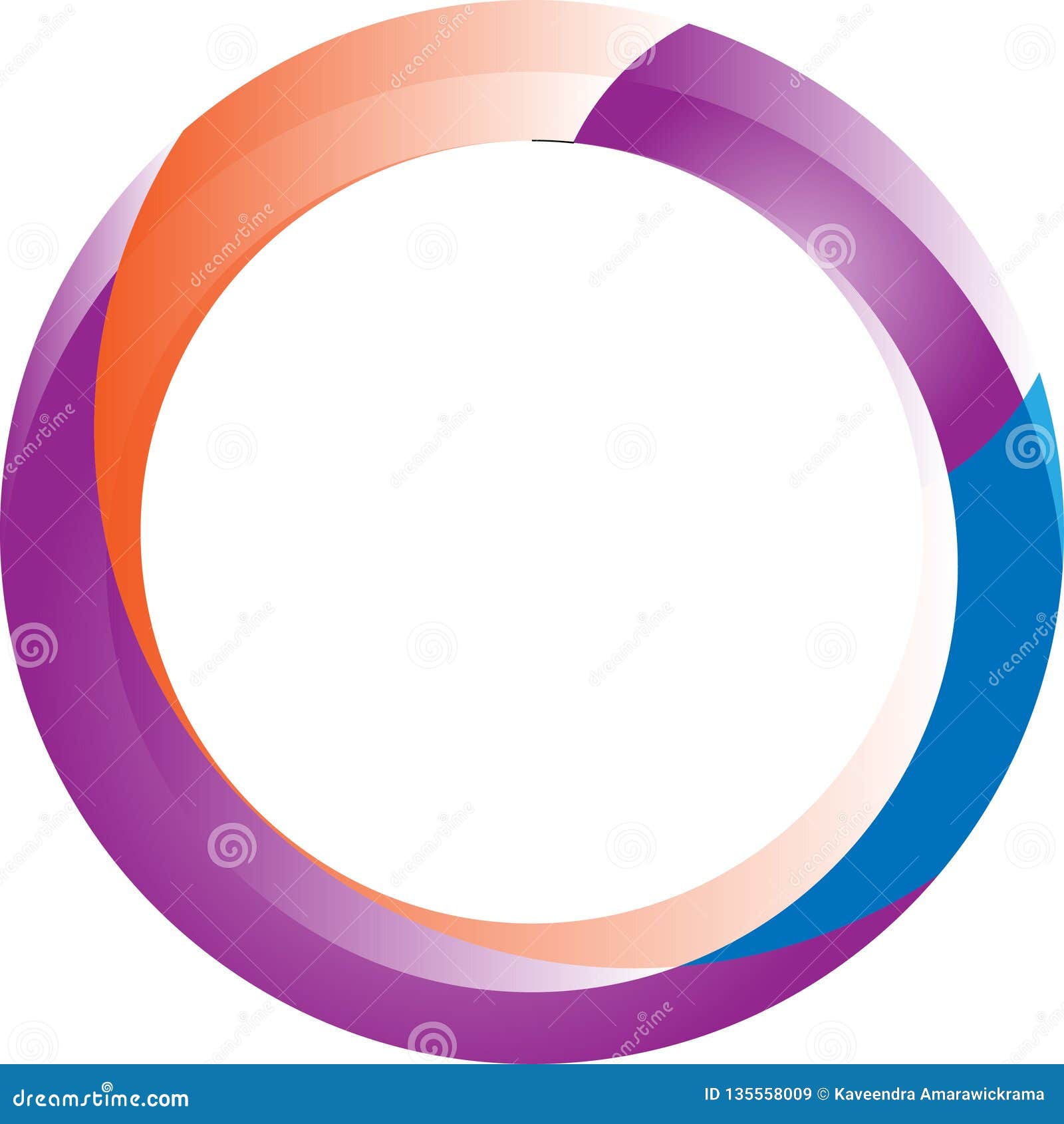 Multi Color Ring. Ring of Luck. Stock Vector - Illustration of ring ...