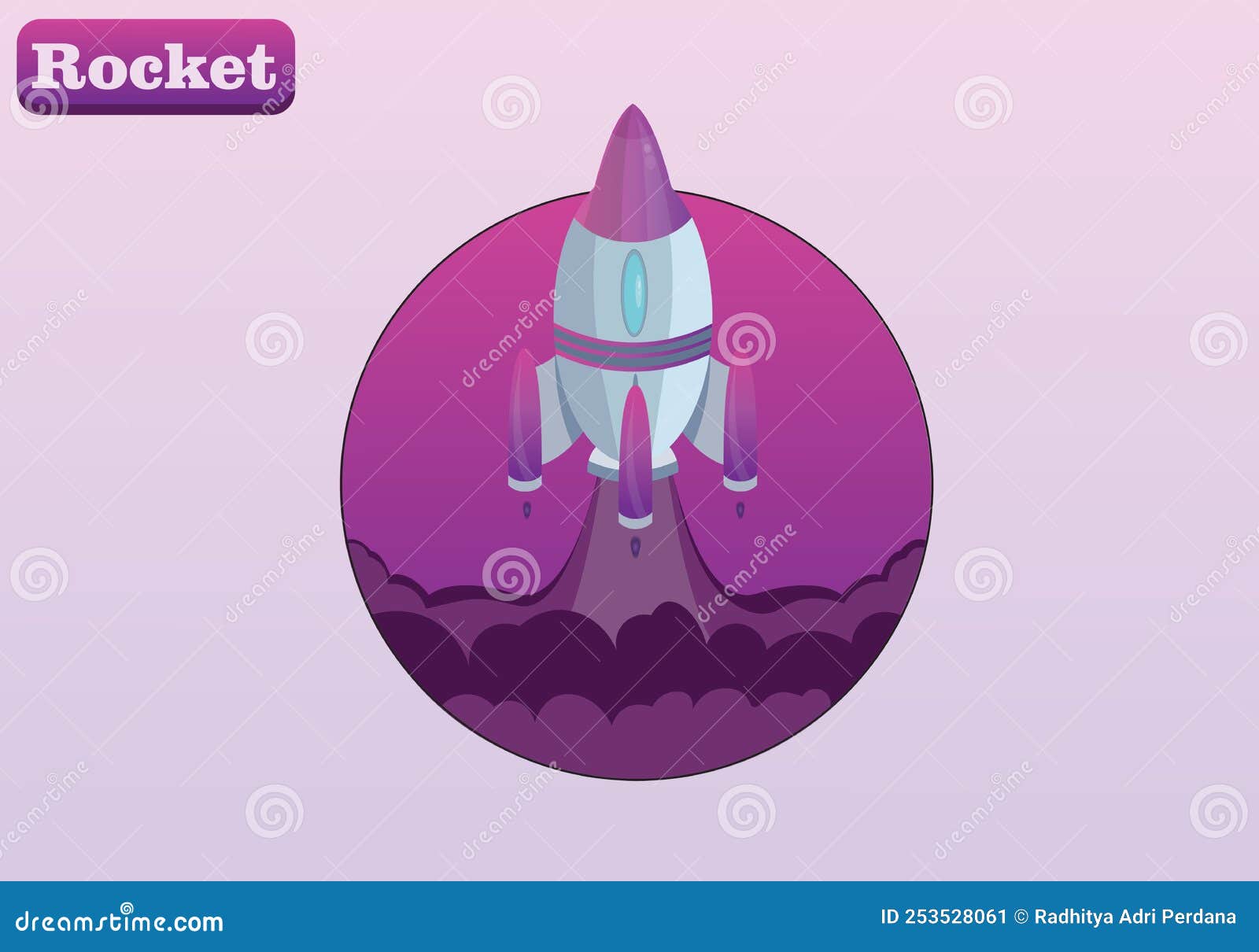 Illustration Rocket Cool stock illustration. Illustration of screenshot ...