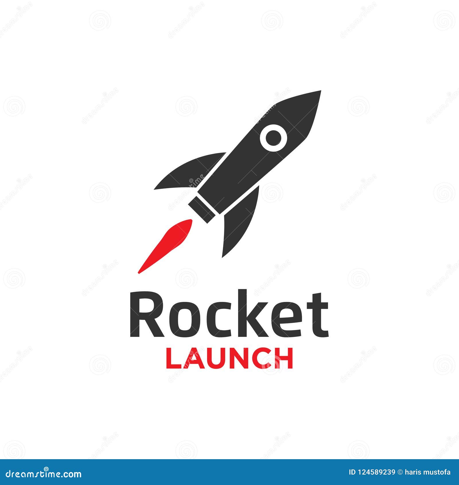 Illustration of Rocket Launch Logo Design Template Stock Vector ... Illustration of Rocket Launch Logo Design Template Stock Vector ...