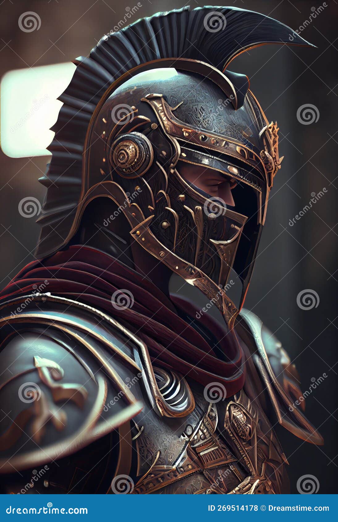 Illustration of a Roman Gladiator Stock Illustration - Illustration of ...