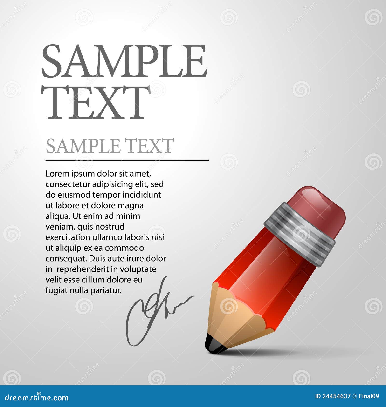 Illustration Rouge De Crayons (vecteur) Illustration de Vecteur ...