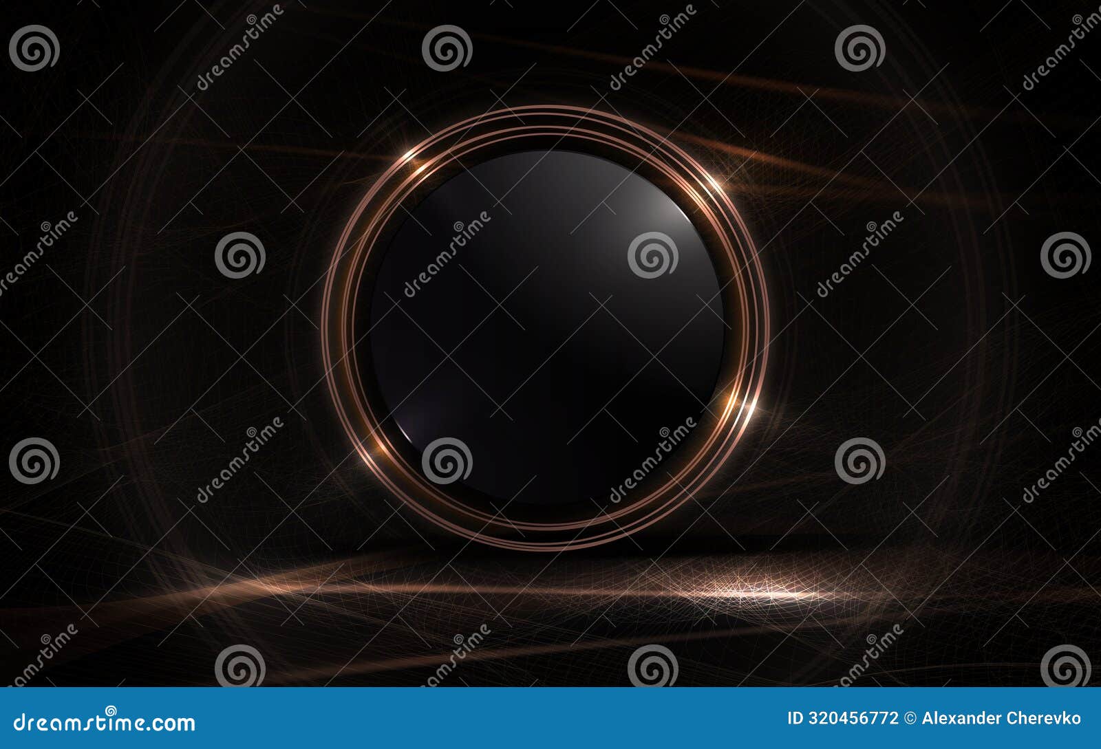 Illustration with a Round Frame and a Dull Fabric Texture Stock Vector ...