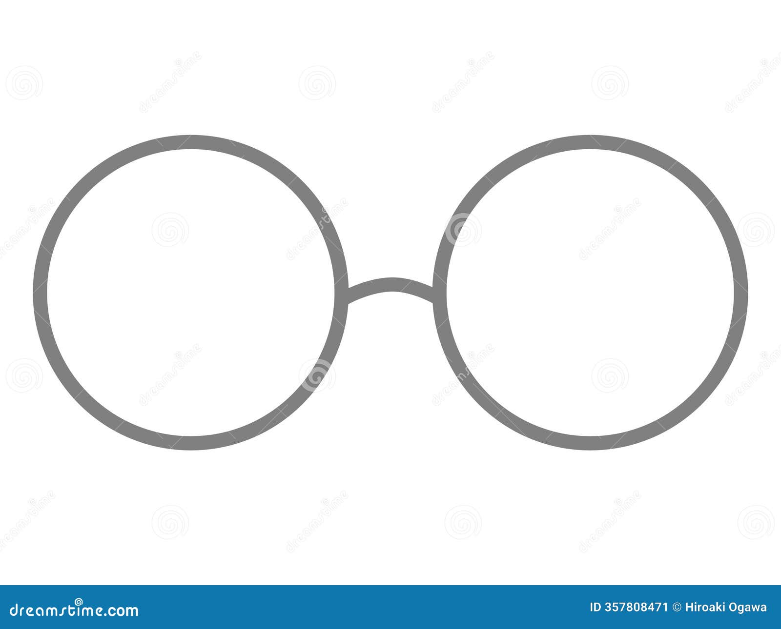Illustration of Round Glasses Icon Stock Illustration - Illustration of ...