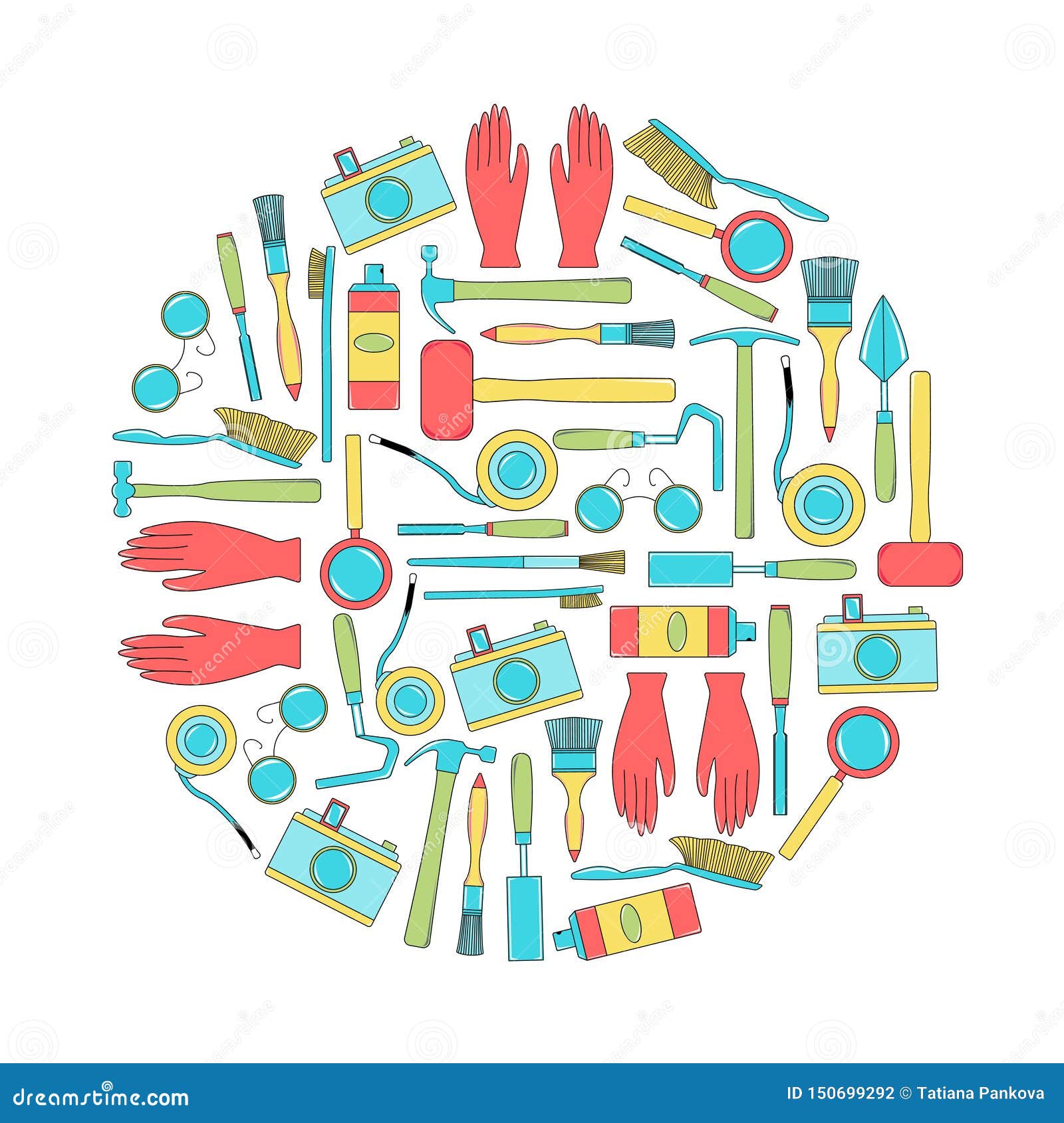 Paleontologist Tools Clipart