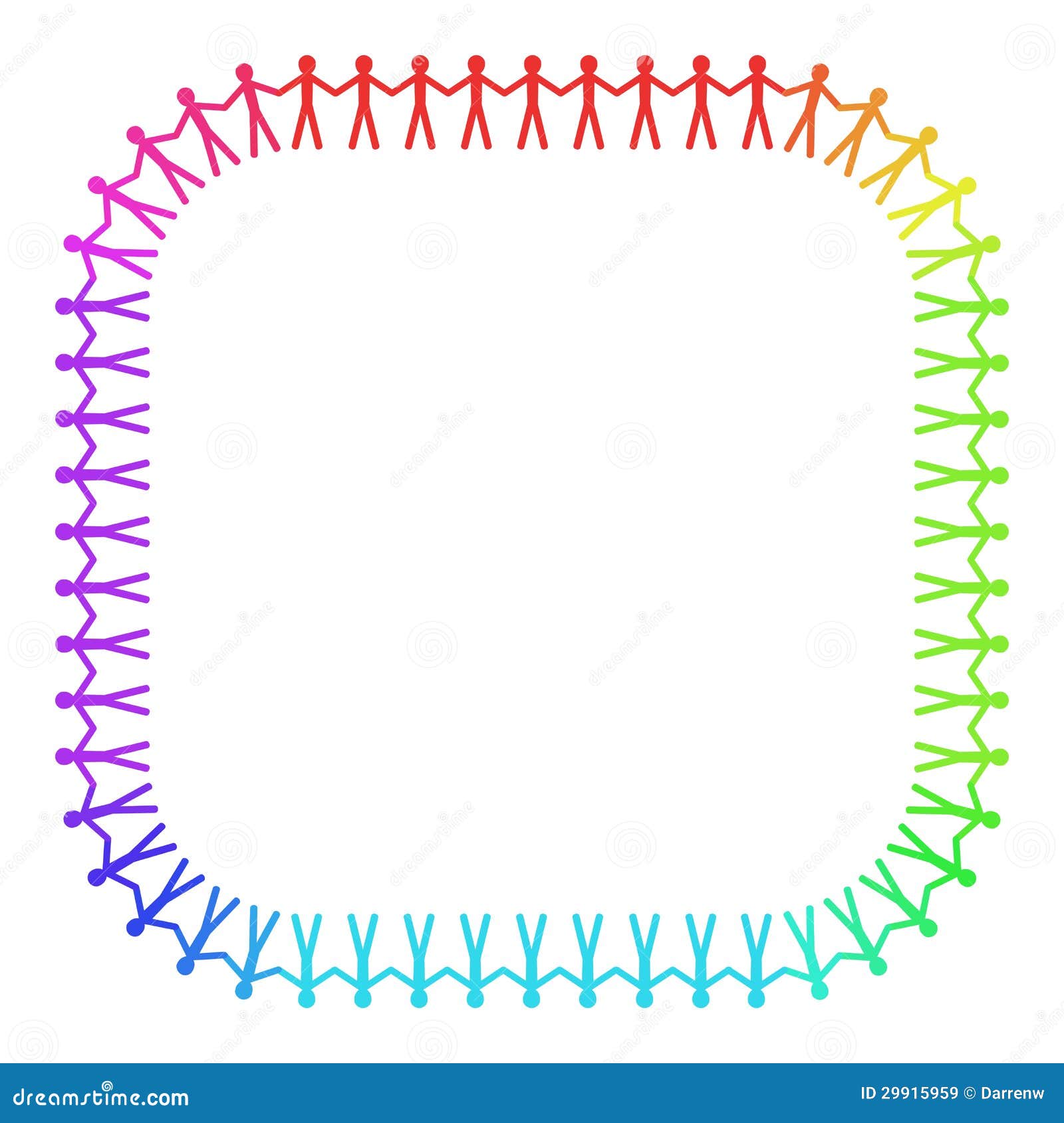 Rounded people frame stock illustration. Illustration of community ...