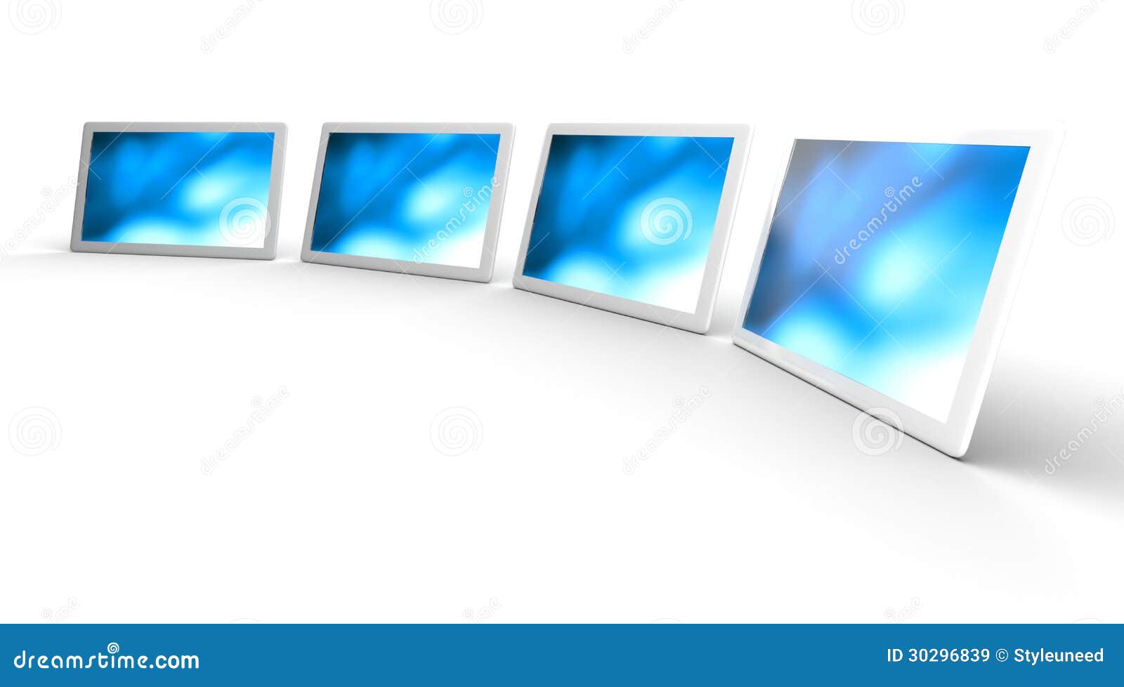 Flat Displays Stock Illustration | CartoonDealer.com #30296839