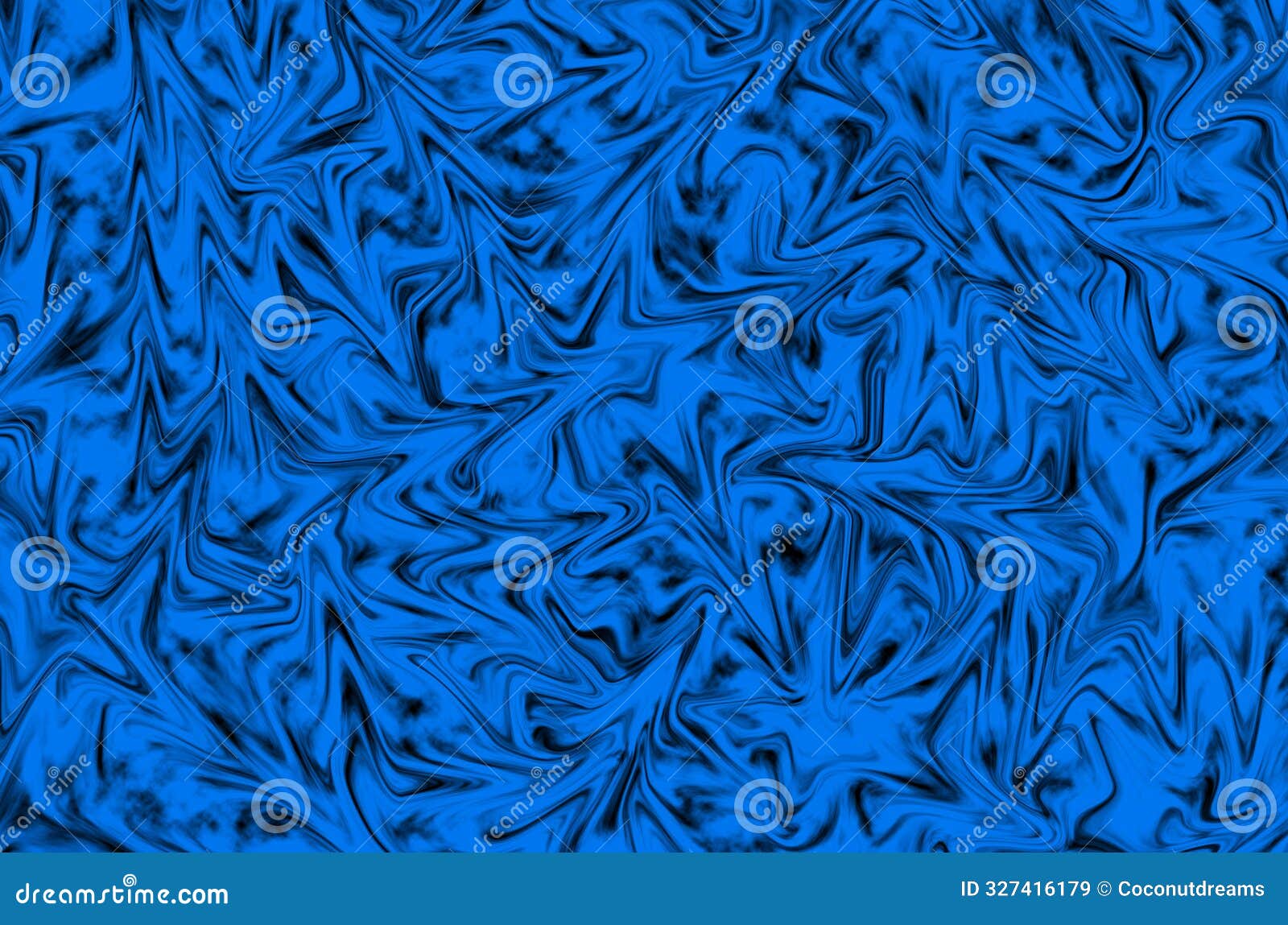 Royal Blue and Black Spreading Liquid Pattern Stock Illustration ...
