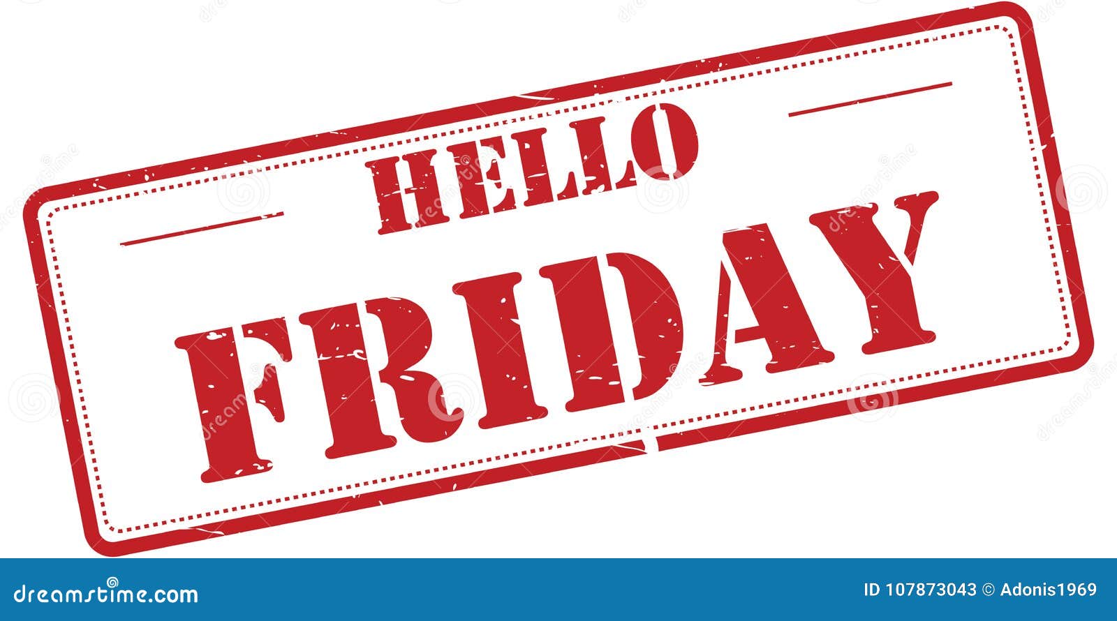 Hello Friday stock vector. Illustration of pattern, hello - 107873043