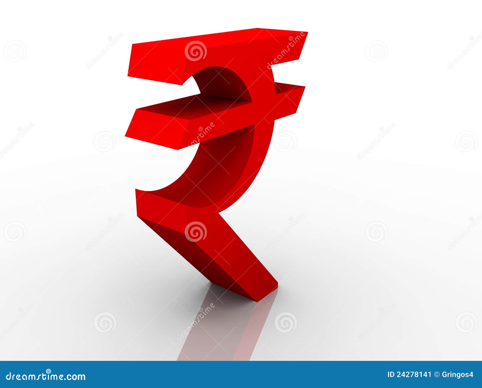 Illustration Of A Rupee Symbol Royalty-Free Cartoon | CartoonDealer.com ...