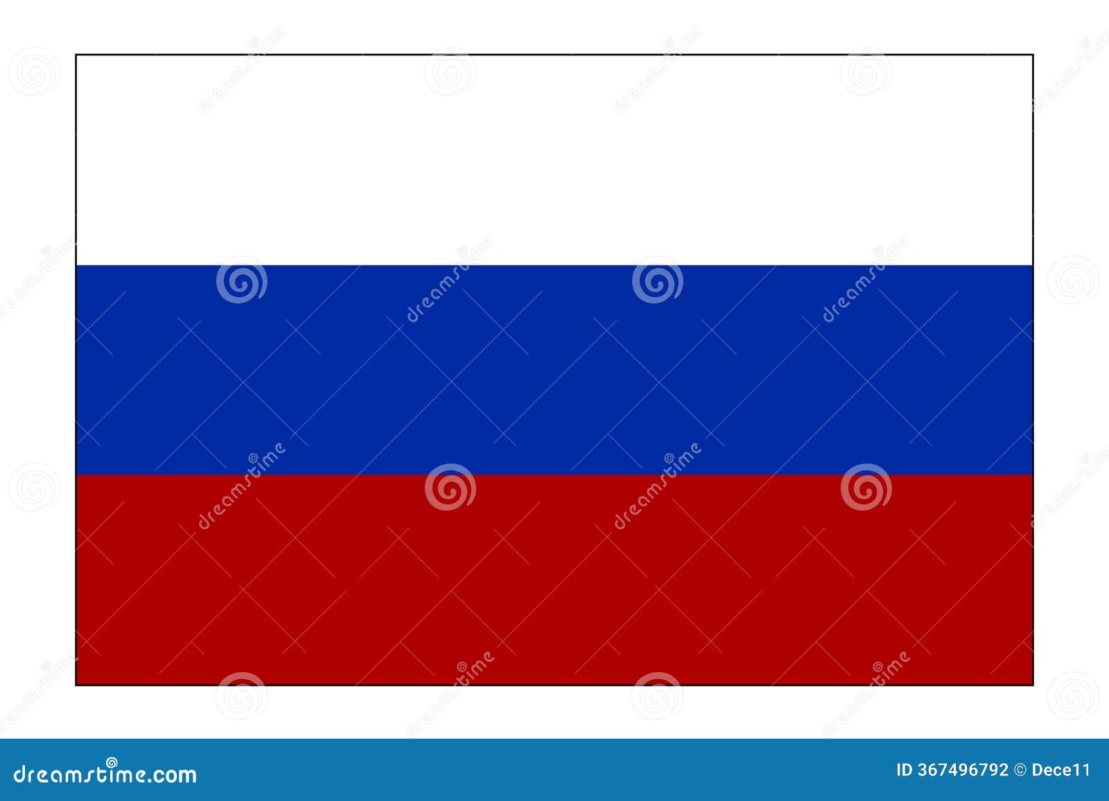 Russian Flag Cartoon Vector | CartoonDealer.com #3006997
