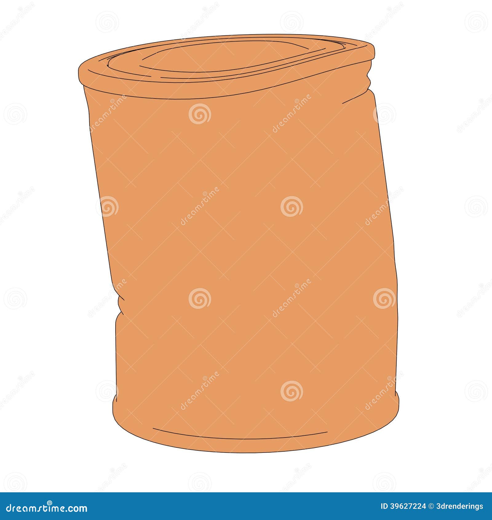 Illustration of rusty can stock illustration. Illustration of rusty ...