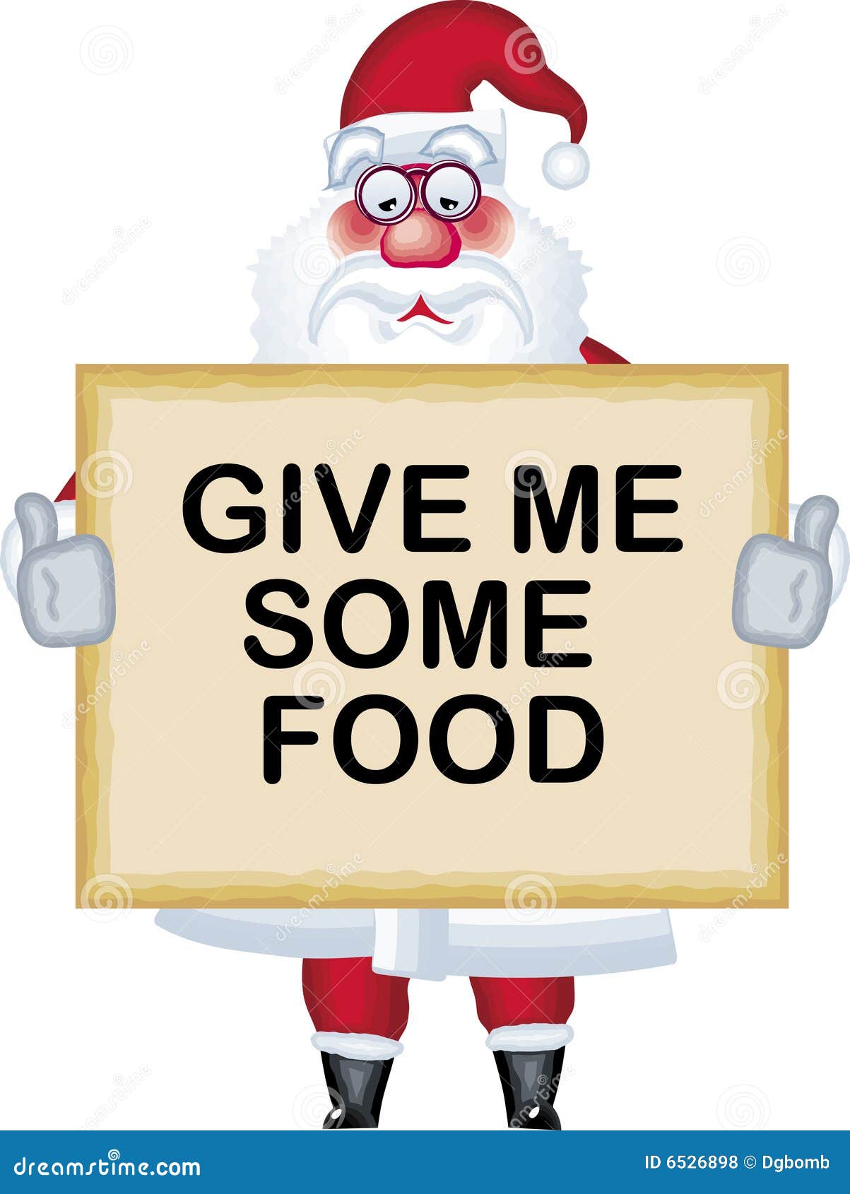 Illustration of Santa Claus in Various Poses Food Stock Illustration ...
