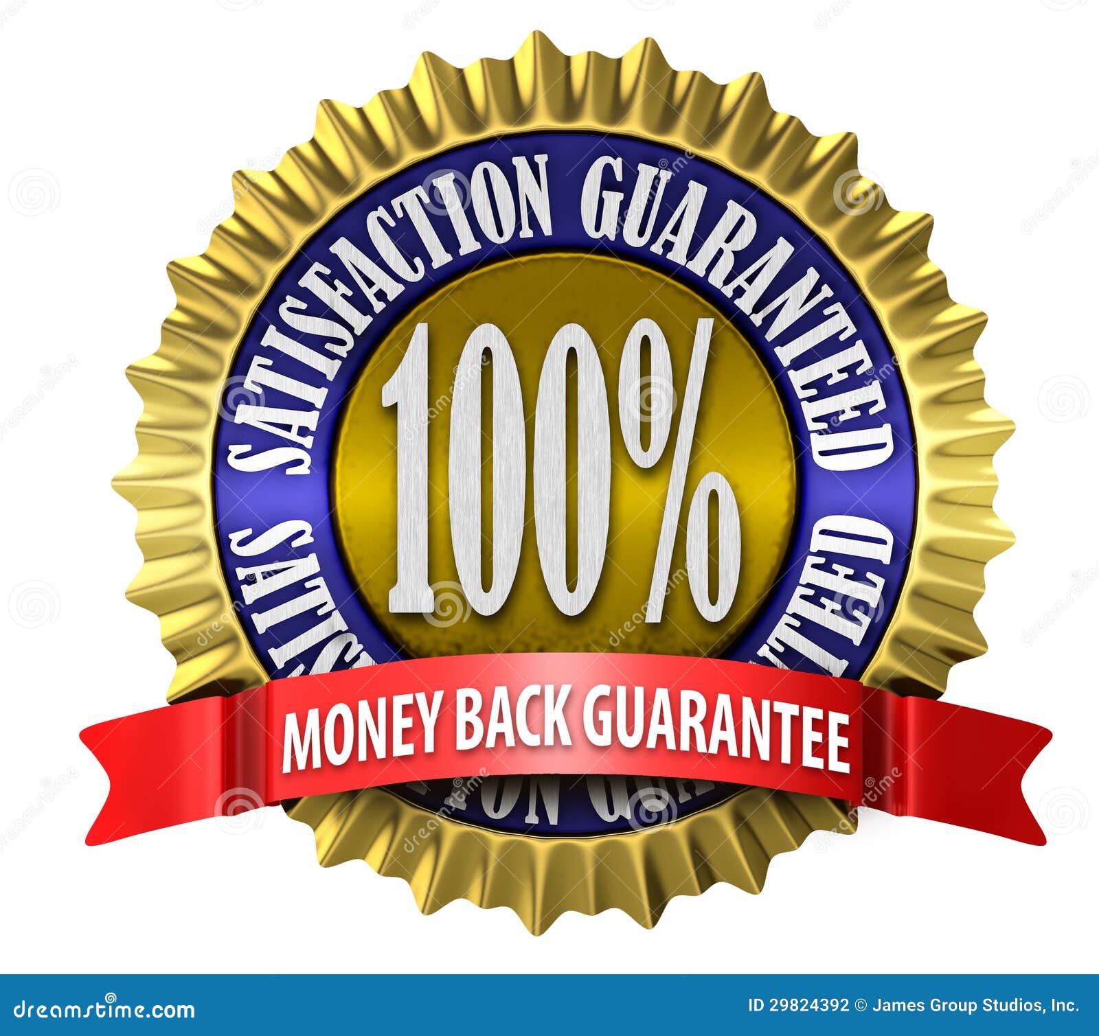 Satisfaction Guaranteed Seal Stock Illustration - Illustration of ...