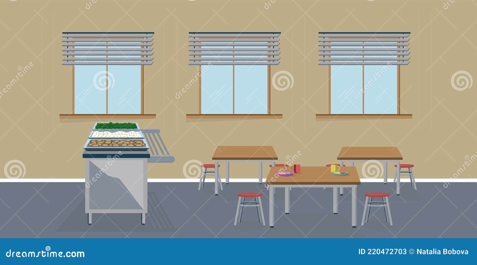 Cafeteria Cartoons, Illustrations & Vector Stock Images - 67065 ...