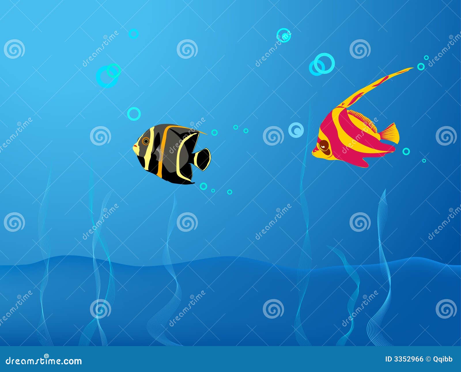 Illustration Fancy Fish Sea Stock Illustrations – 555 Illustration ...
