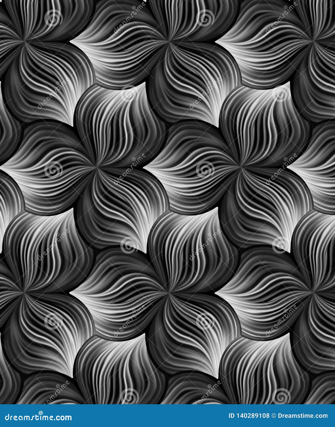 Illustration of Seamless Abstract Black. Endless Pattern Can Be Used ...