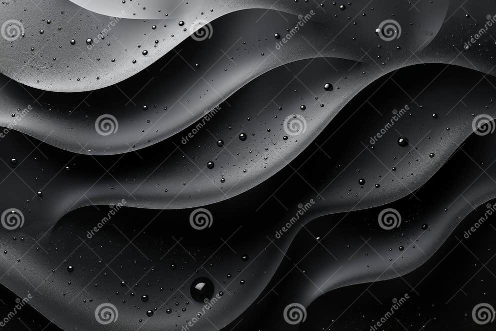 An Illustration of a Seamless Abstract Black Pattern. Abstract Black ...
