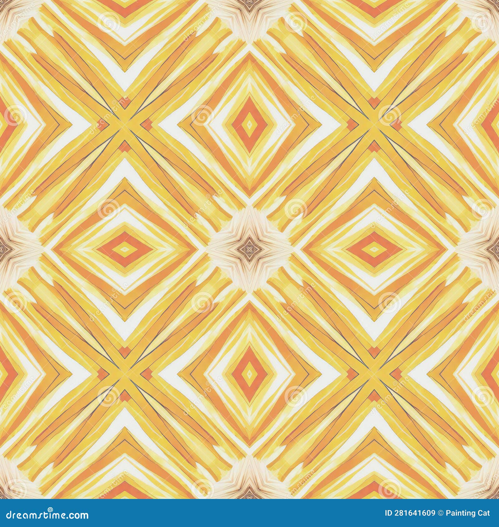 Seamless Background Pattern, Abstract Symmetrical Geometric Pattern ...