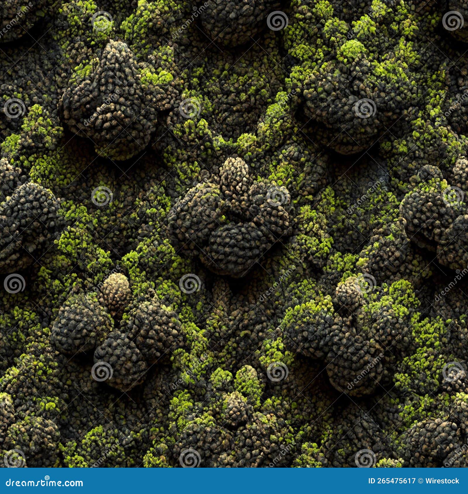 Illustration of Seamless Bush Wall Decorative Designs Stock ...