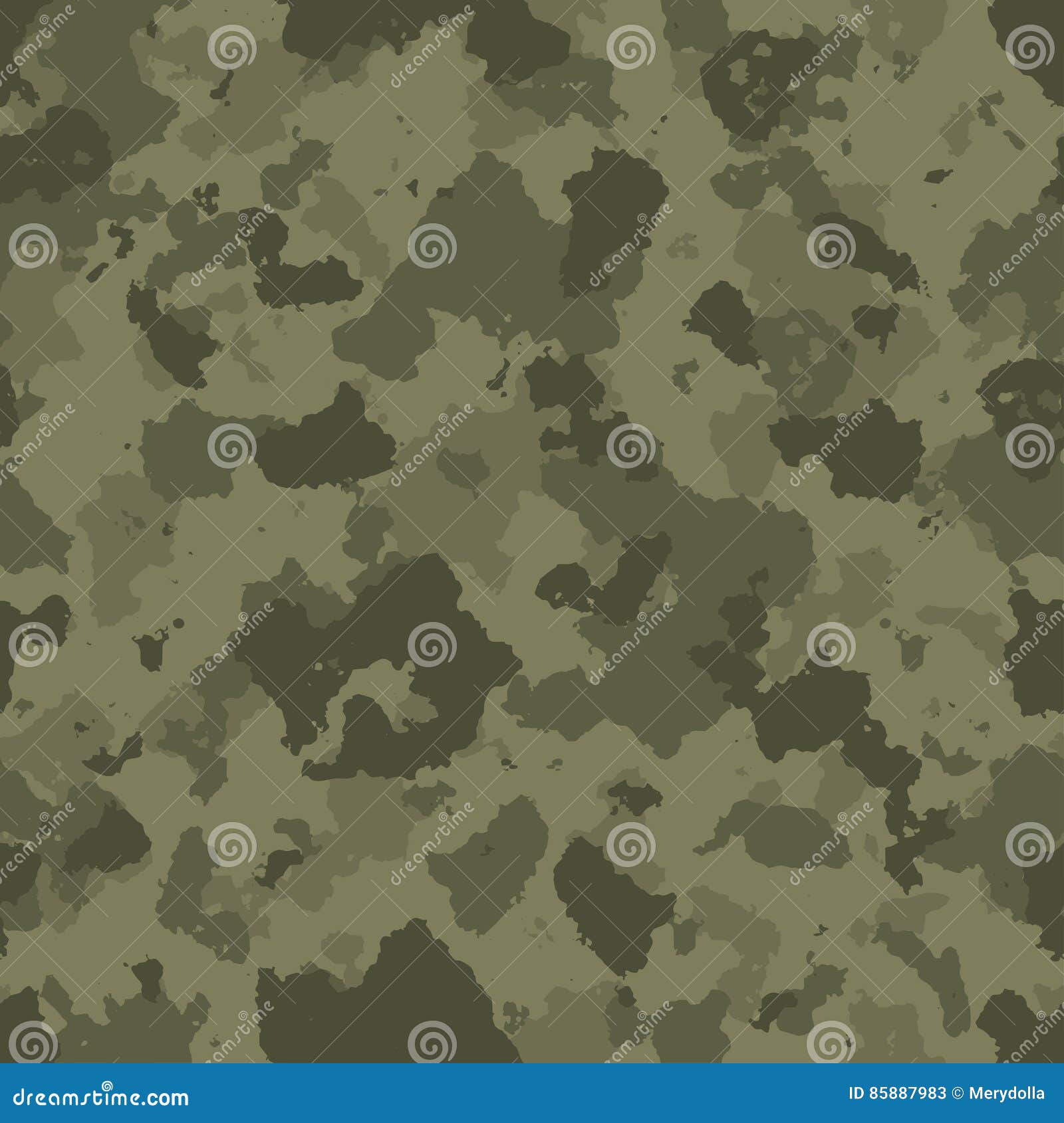 Illustration of Seamless Military Camouflage Pattern Stock Illustration ...