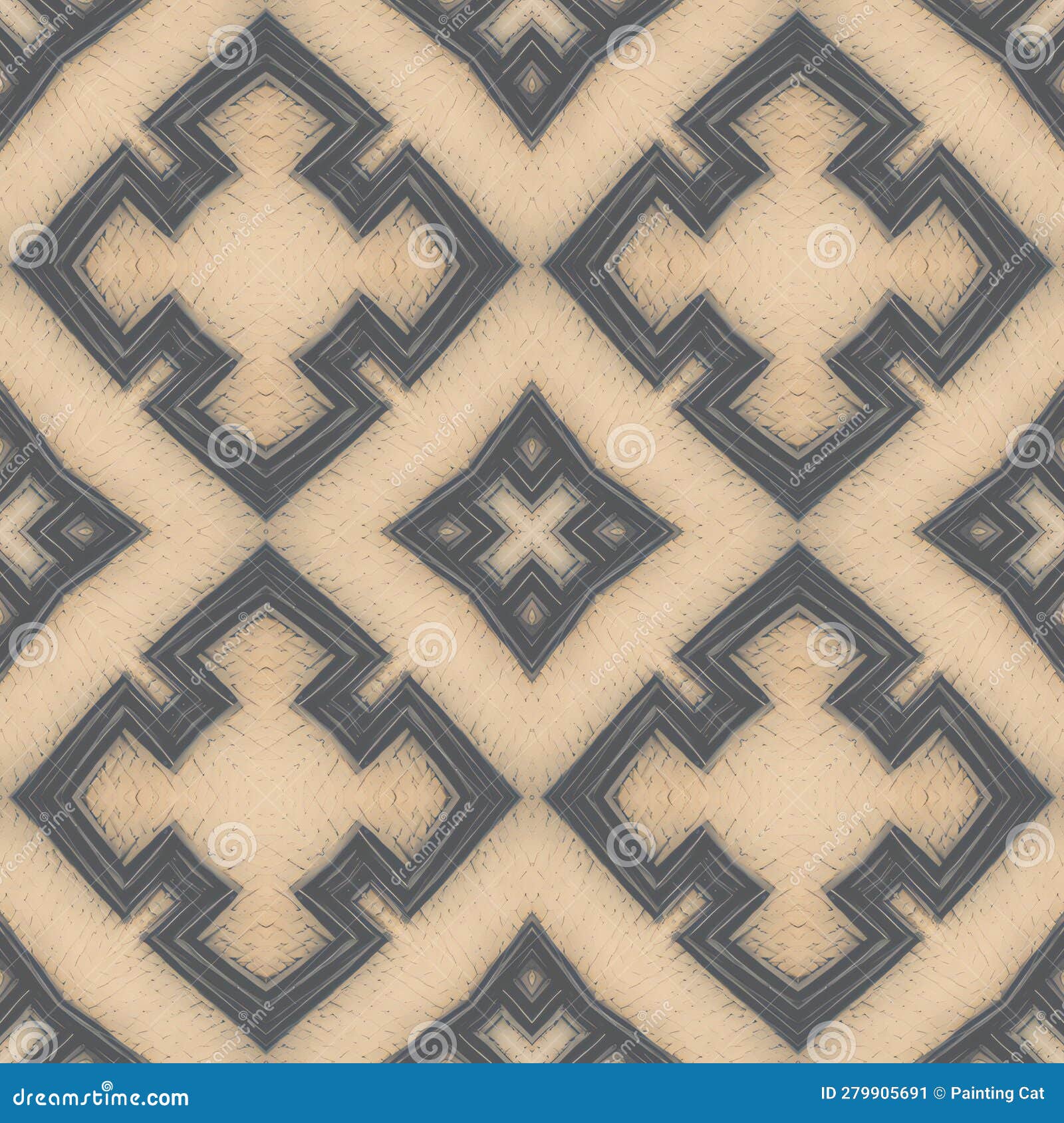 Seamless Pattern, Imitation of a Texture of Old Paper Stock ...