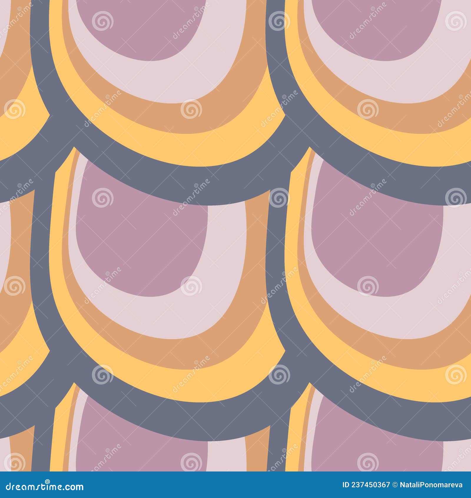 Illustration a Seamless Pattern on a Square Background - the Scales of ...