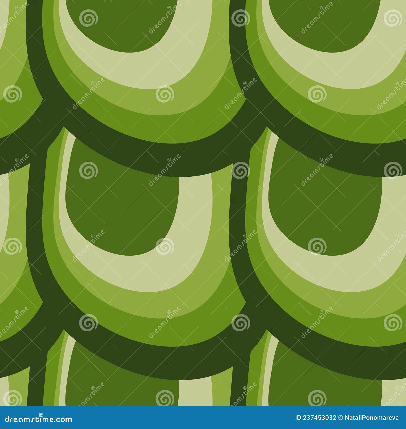 Illustration a Seamless Pattern on a Square Background - the Scales of ...