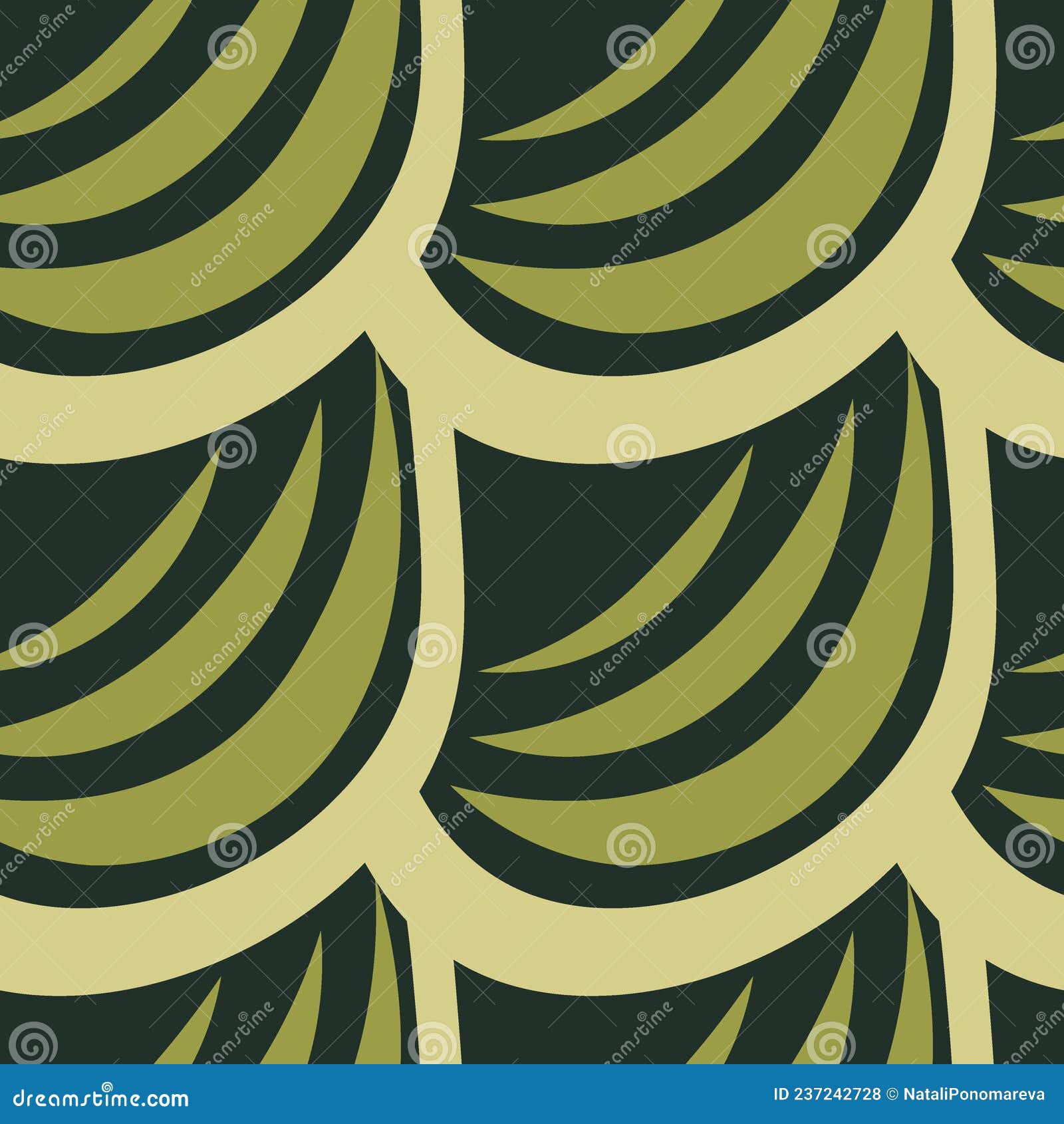 Illustration a Seamless Pattern on a Square Background - the Scales of ...