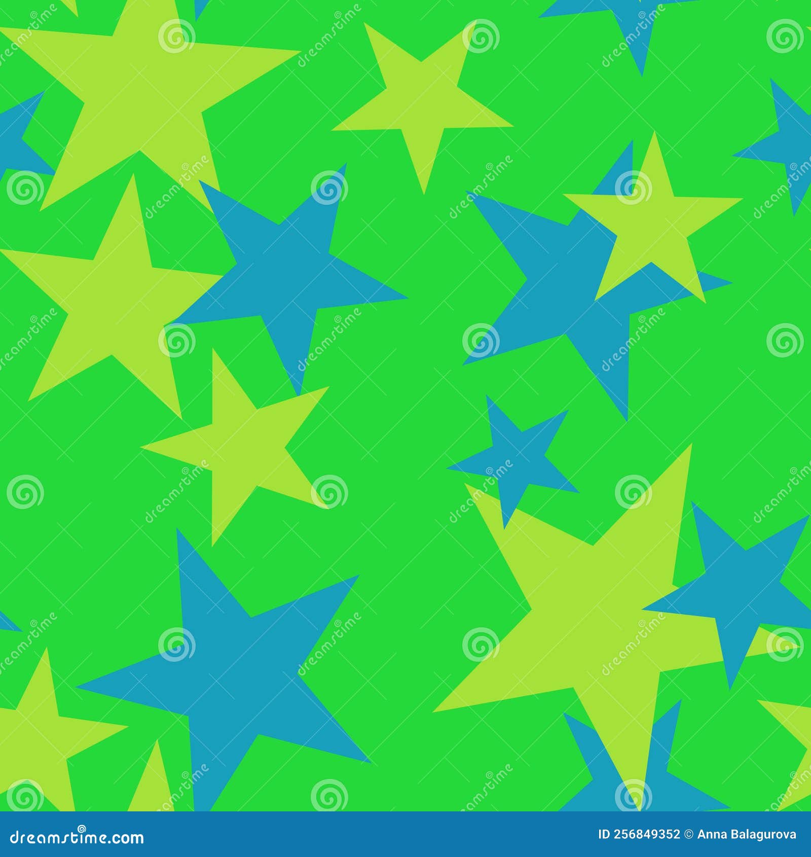 Illustration of a Seamless Pattern of Stars and Geometric Pattern Stock ...