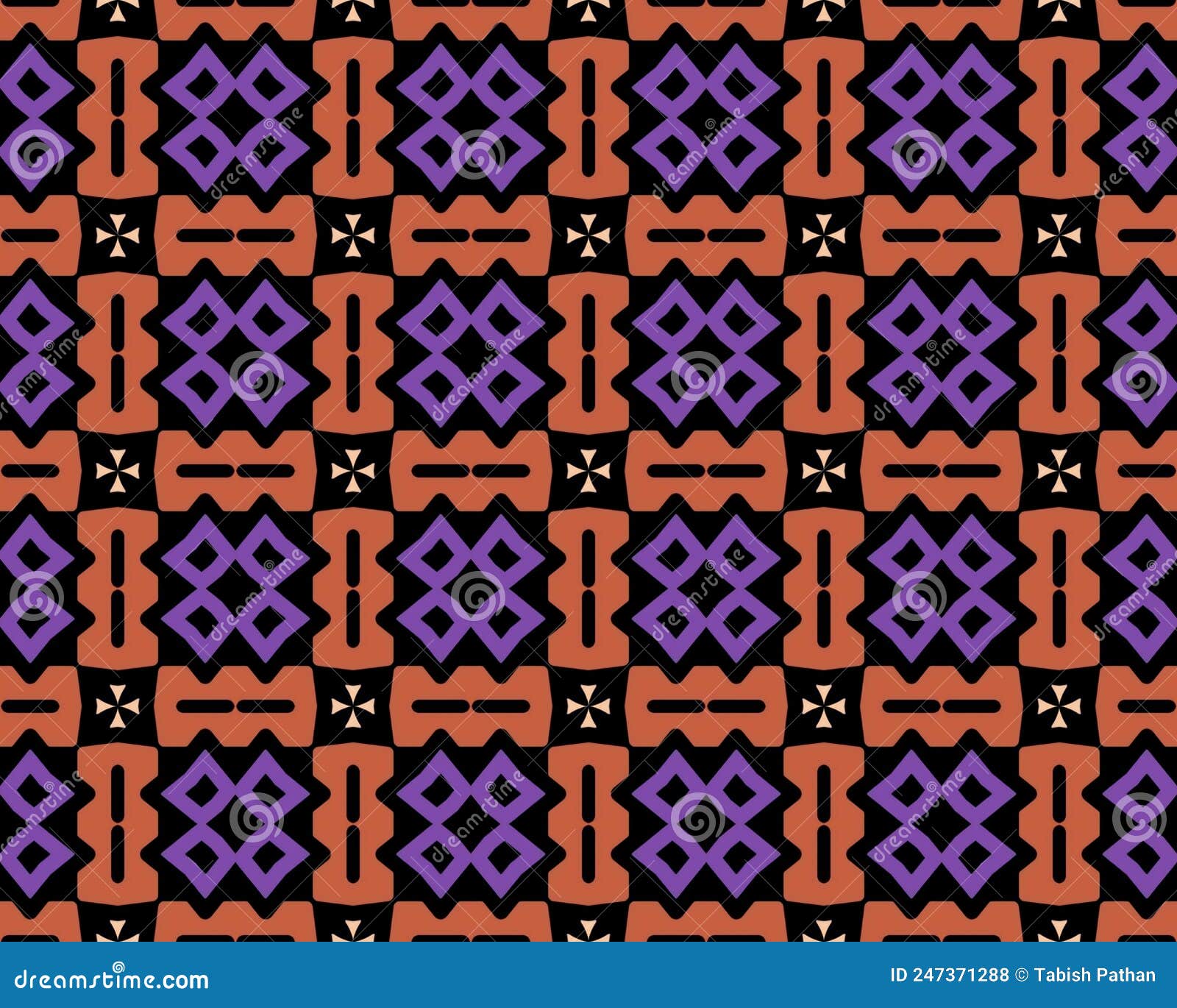 Illustration of Seamless Tile Pattern - Perfect for Background or ...