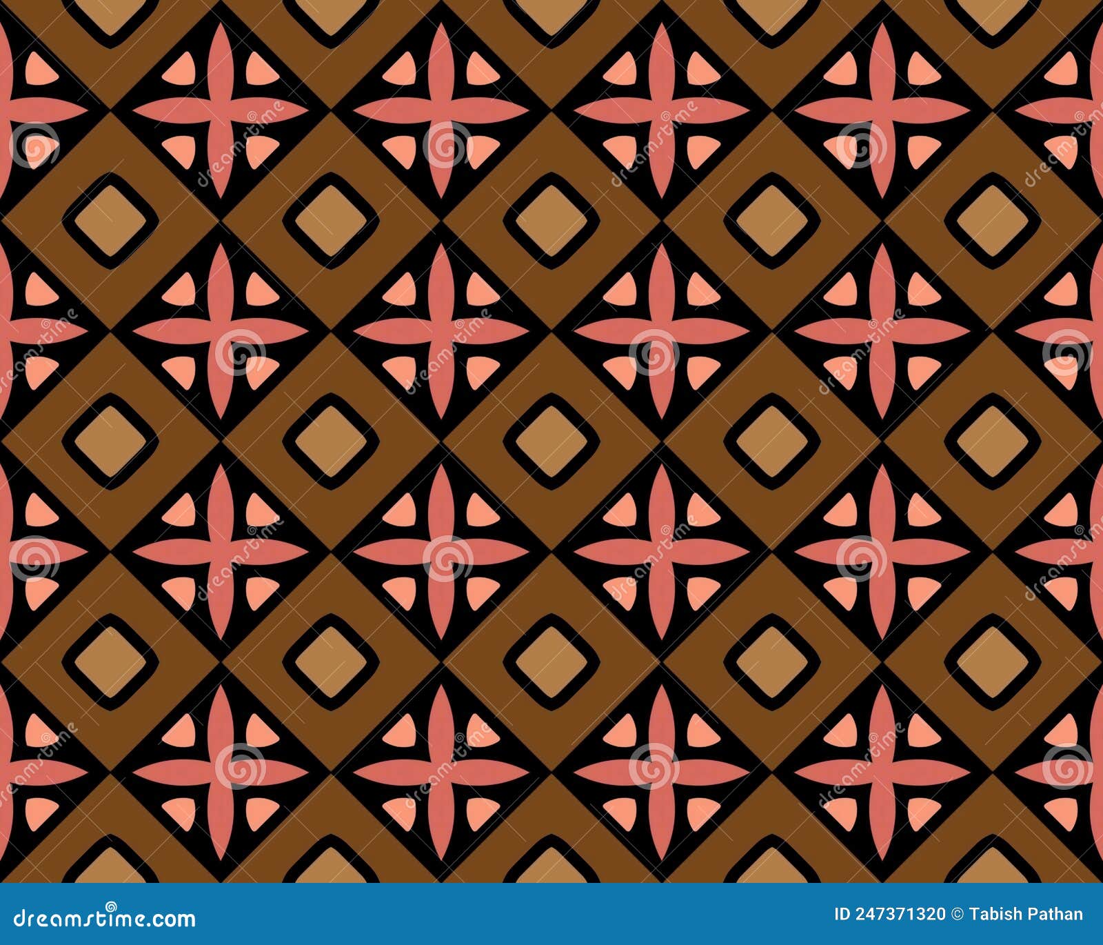 Illustration of Seamless Tile Pattern - Perfect for Background or ...
