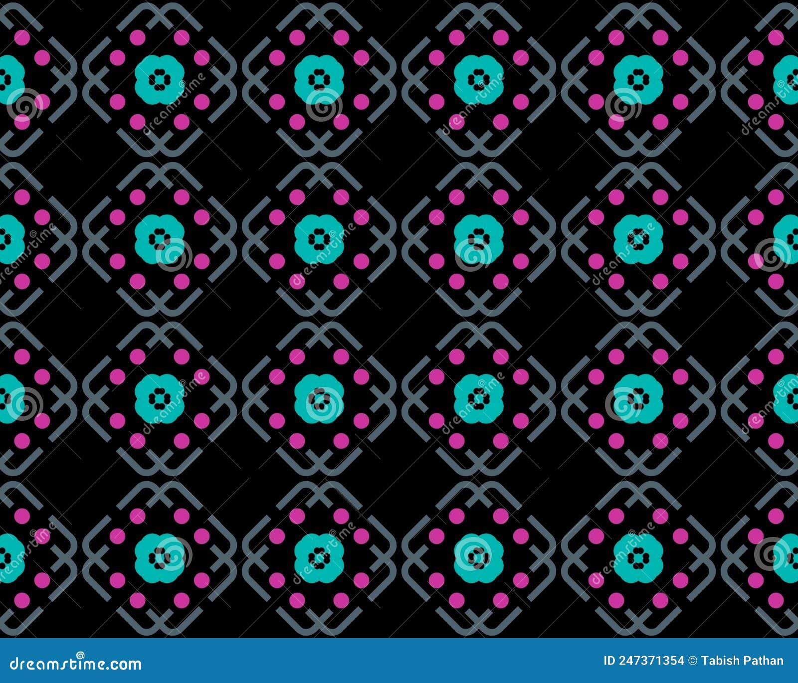Illustration of Seamless Tile Pattern - Perfect for Background or ...