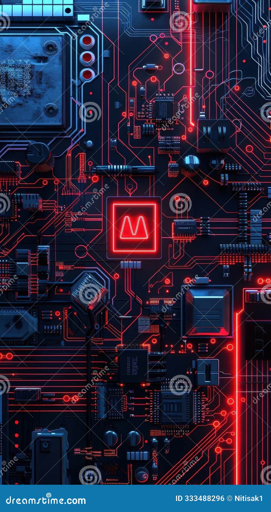 Illustration of a Secure Login Screen with Key and Password Input ...